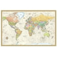 Swiftmaps Laminated RMC Classic Edition World Wall Map Poster, 50" x 32 ...