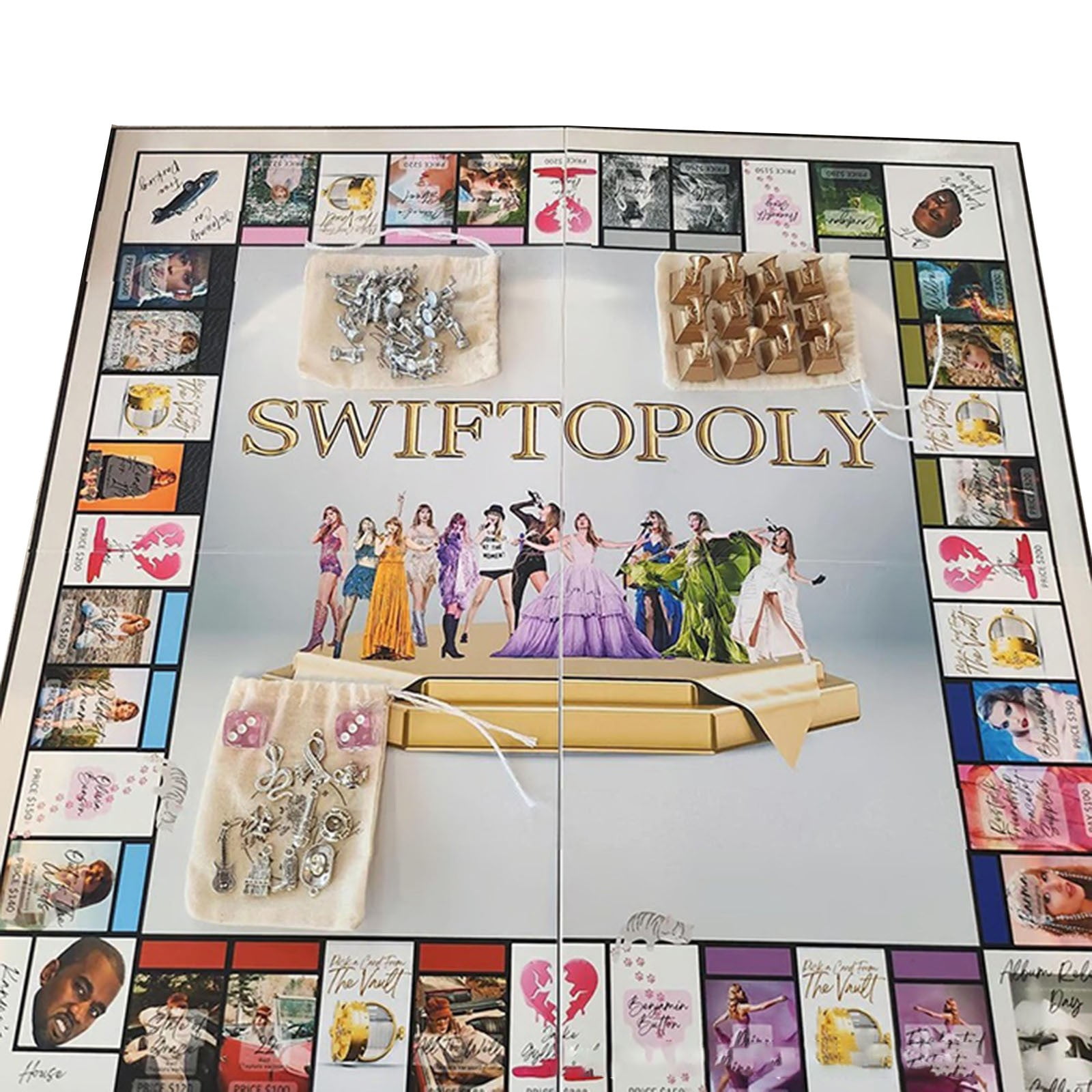 Swiftopoly Board Game Tqylors Version Board Game, Swift Inspired Board ...