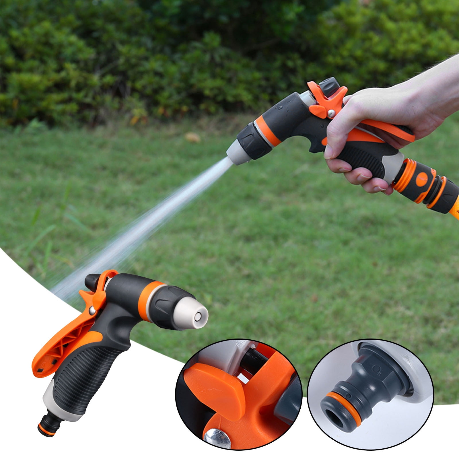 Swiftyle Clearance 7 Pcs Garden Hose Nozzle, Heavy Duty Hose Nozzle ...