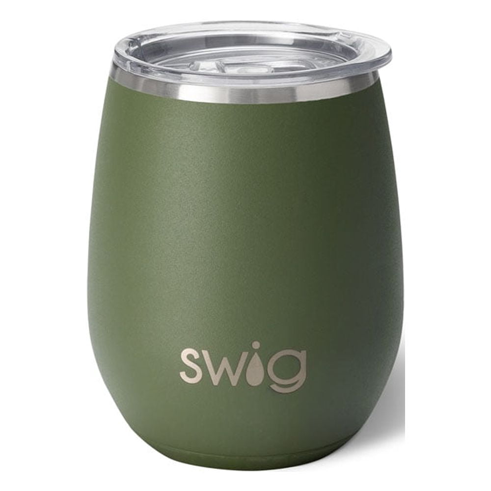 Swig Life 14oz Stemless Wine Cup | Insulated Stainless Steel Wine ...