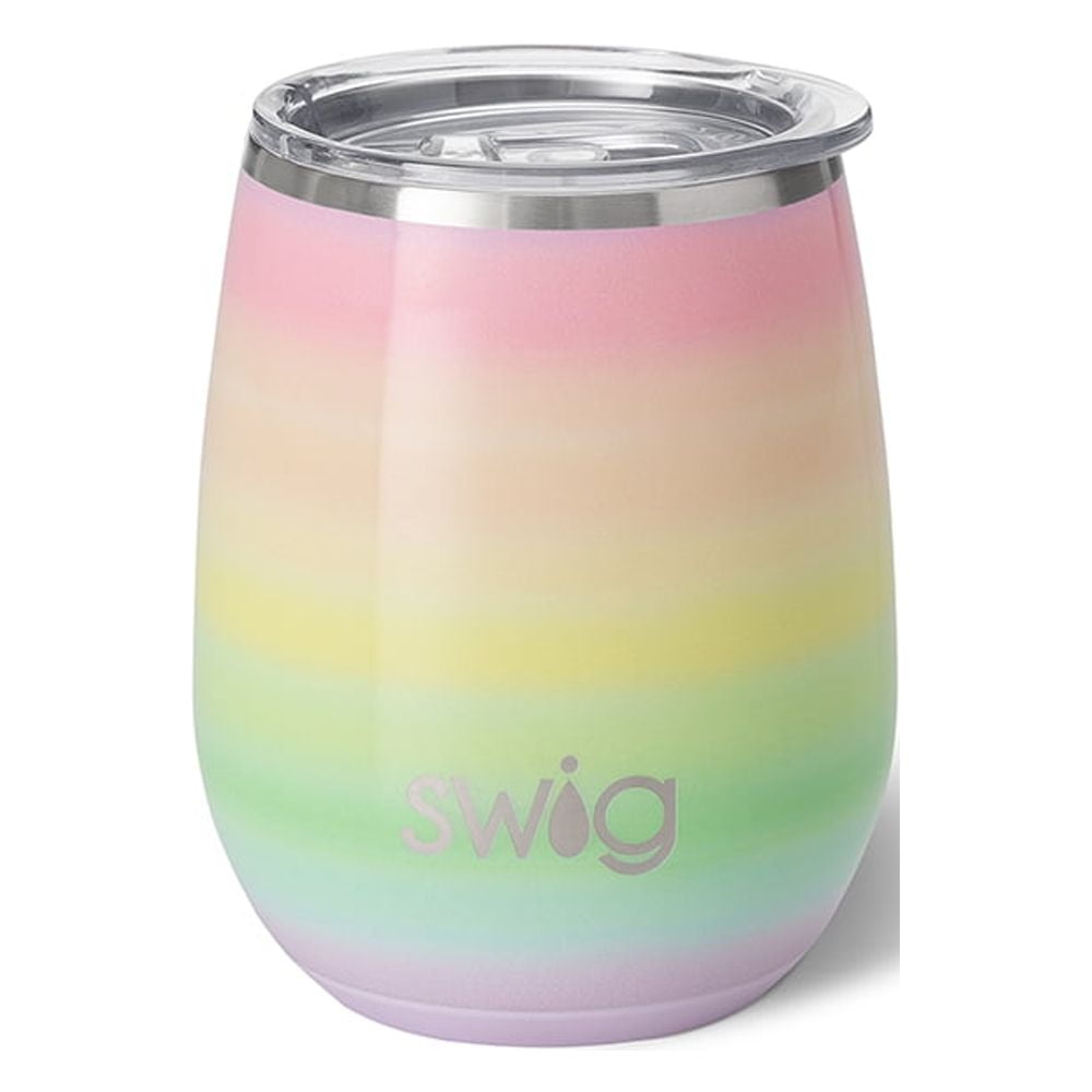 Swig Life 14oz Stemless Wine Cup | Insulated Stainless Steel Wine ...