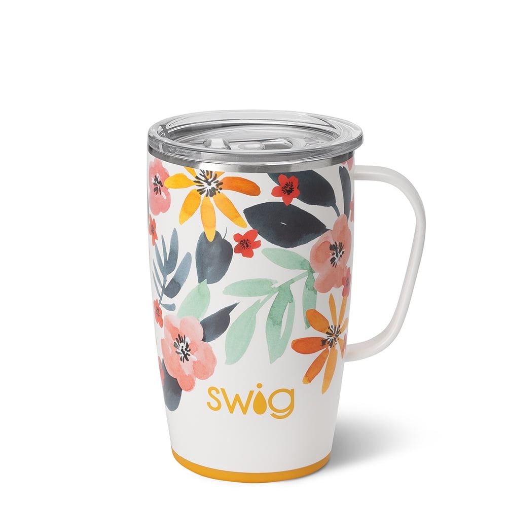 Swig Life 18oz Travel Mug, Insulated Stainless Steel Tumbler with ...