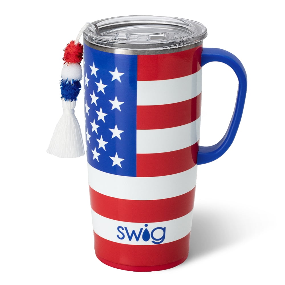 Swig Life 22oz Travel Mug | Insulated Stainless Steel Tumbler with Handle | All American ...