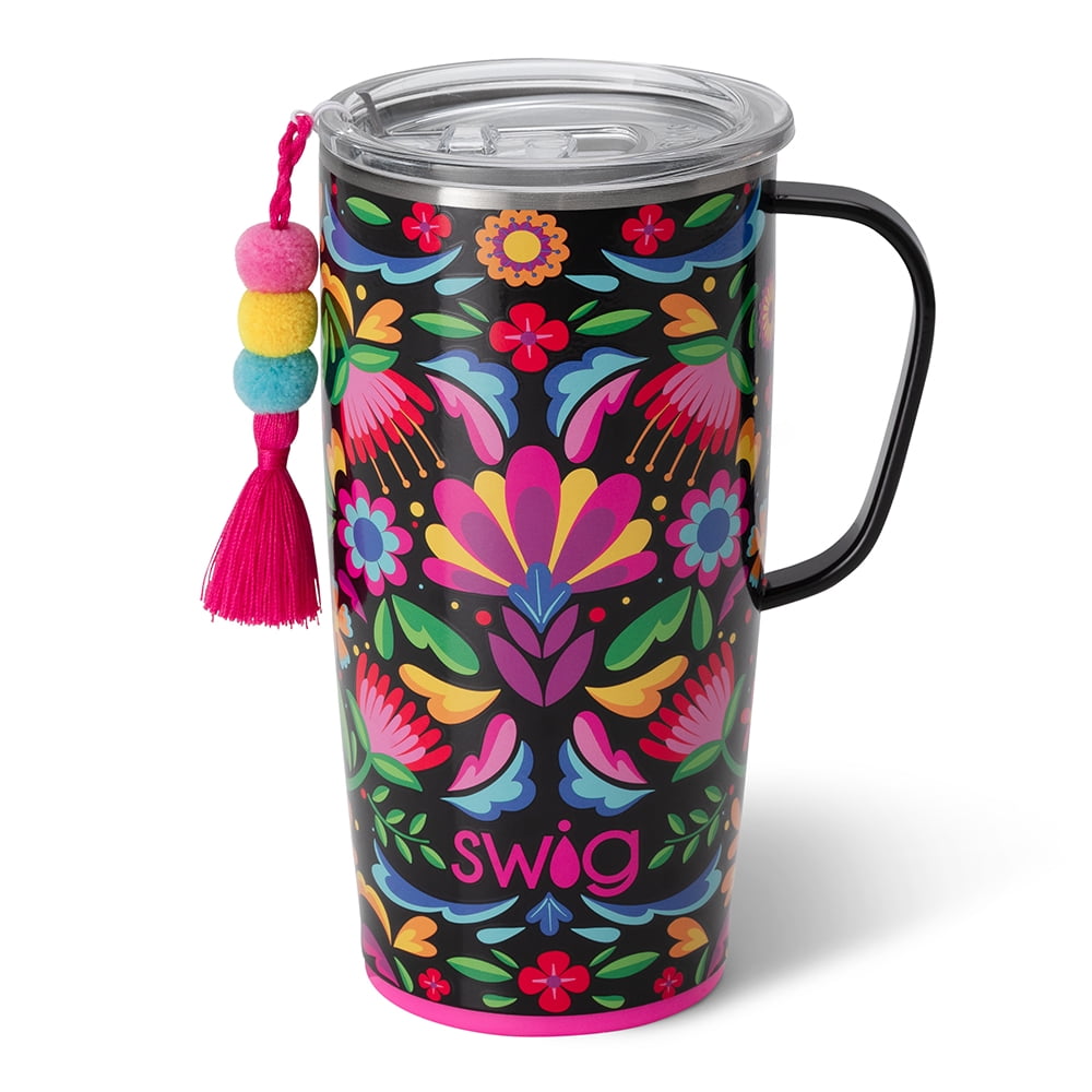 Swig Life 22oz Insulated Stainless Steel Travel Mug with Handle, Caliente - Walmart.com