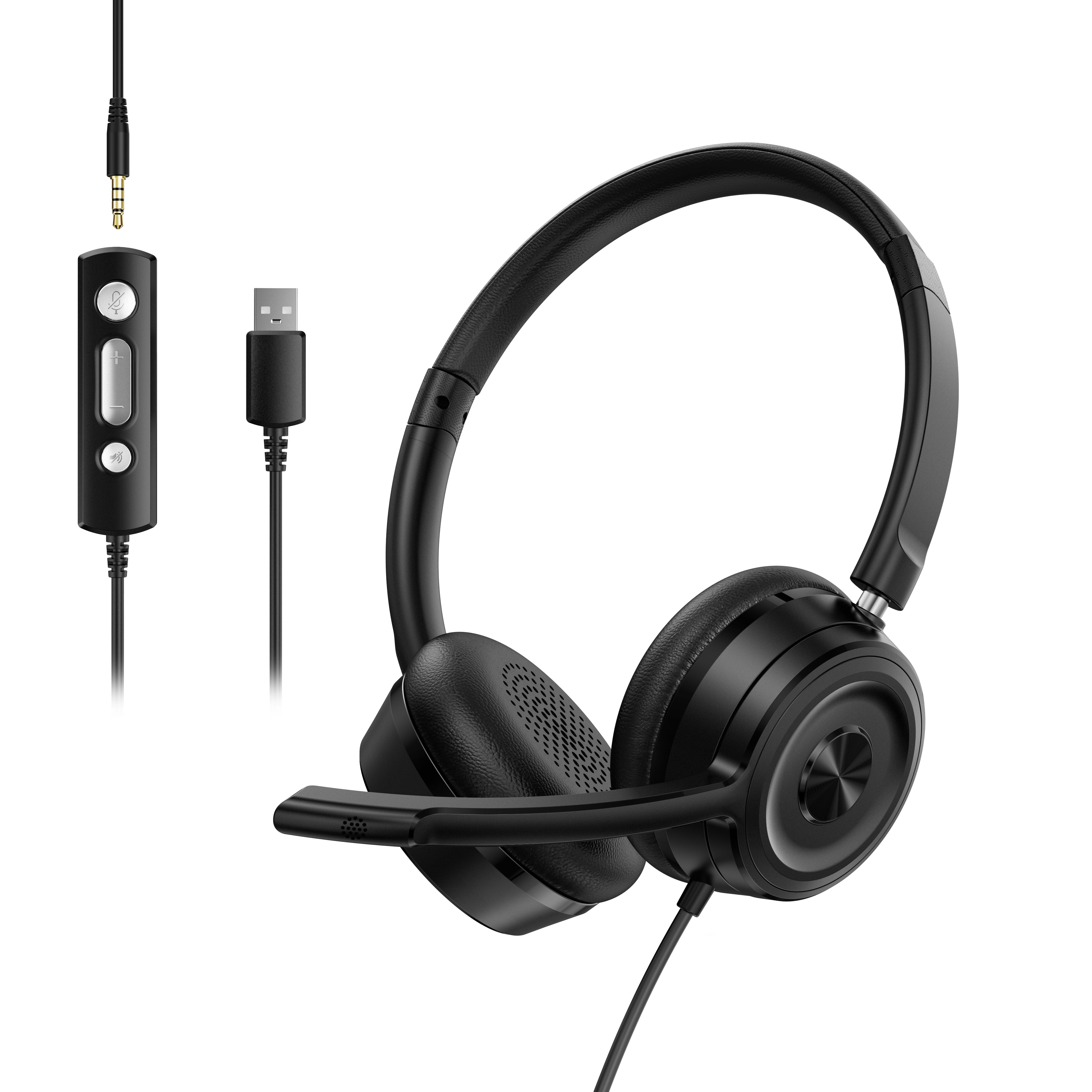 Swiifome USB Headset with Microphone for PC with Noise Canceling ...