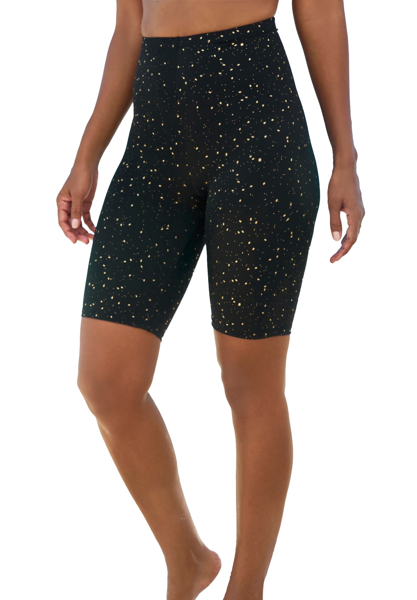 Swim 365 Women's Plus Size High-Waist Swim Bike Short - Walmart.com