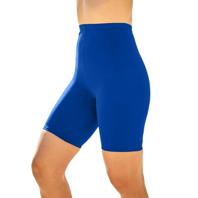 Swim 365 Womens Plus Size Tummy Control Swim Short