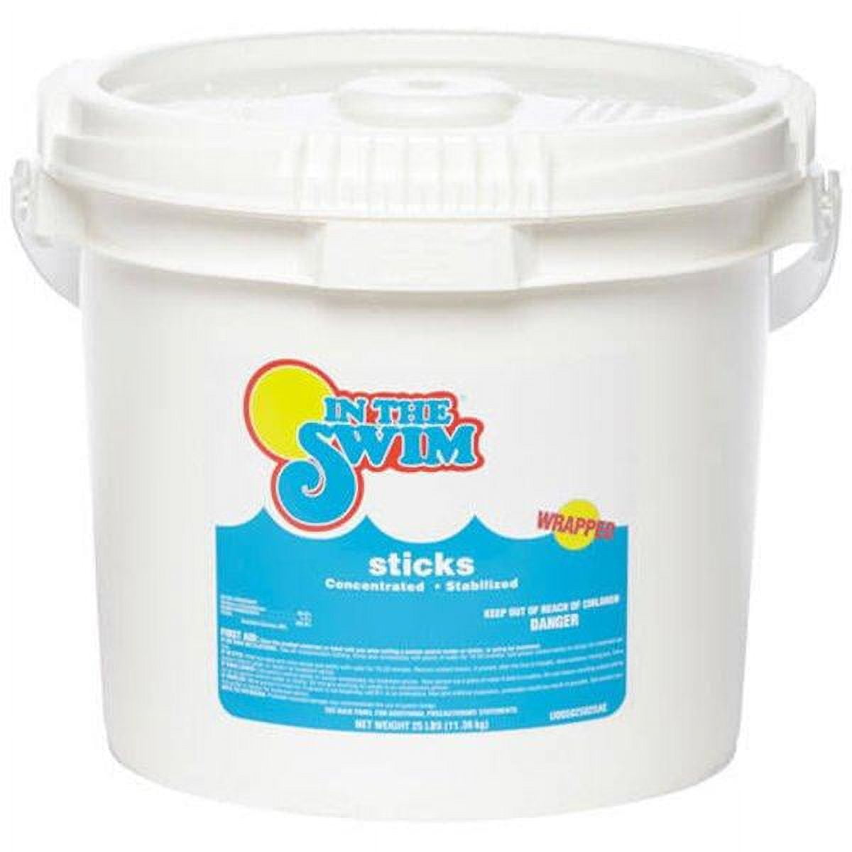 In The Swim 4 Inch Chlorine Sticks - Slow Dissolving, Clear Water, for ...