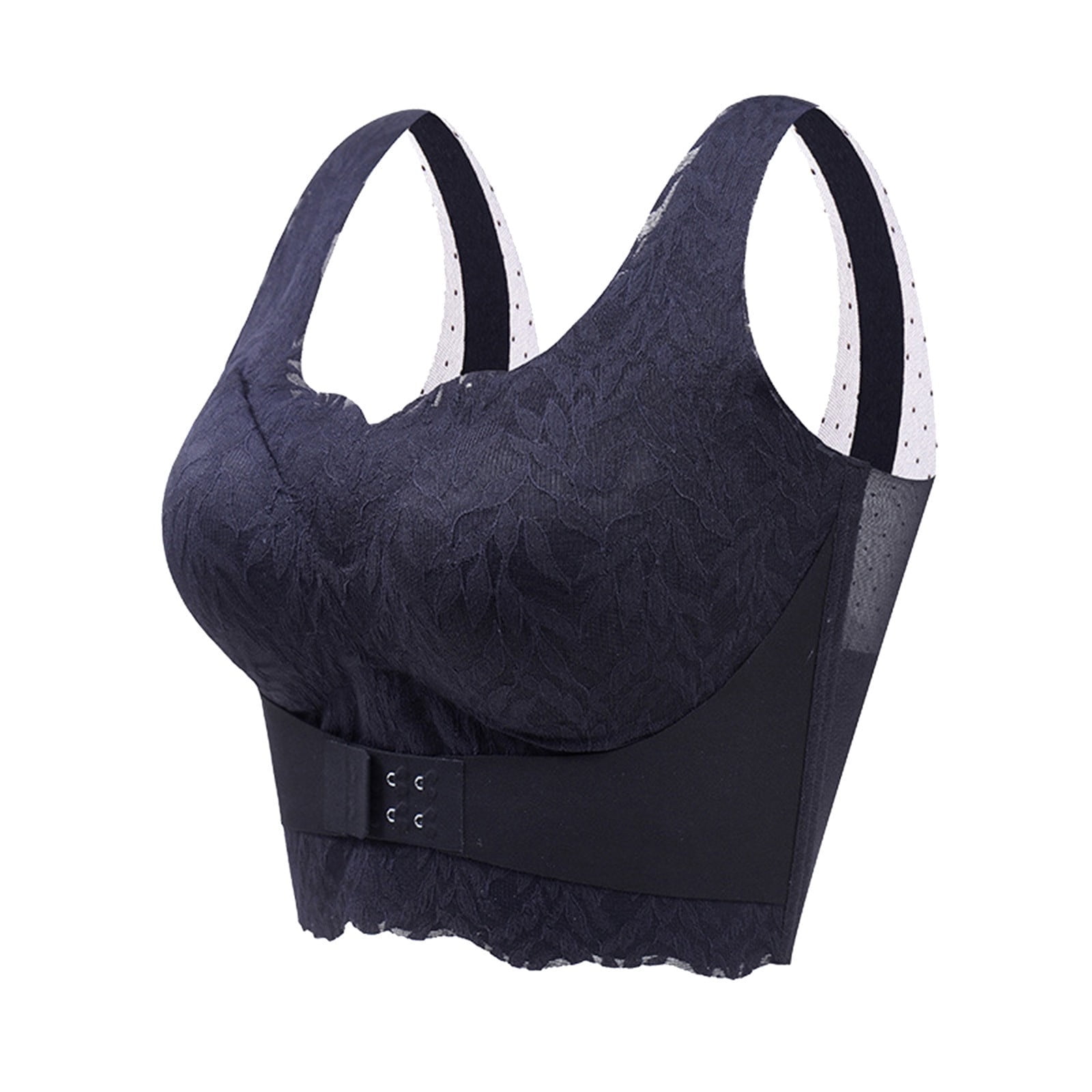 Swim Bra Lifting Bra "Plus Size Women's Seamless Front Closure Sports ...