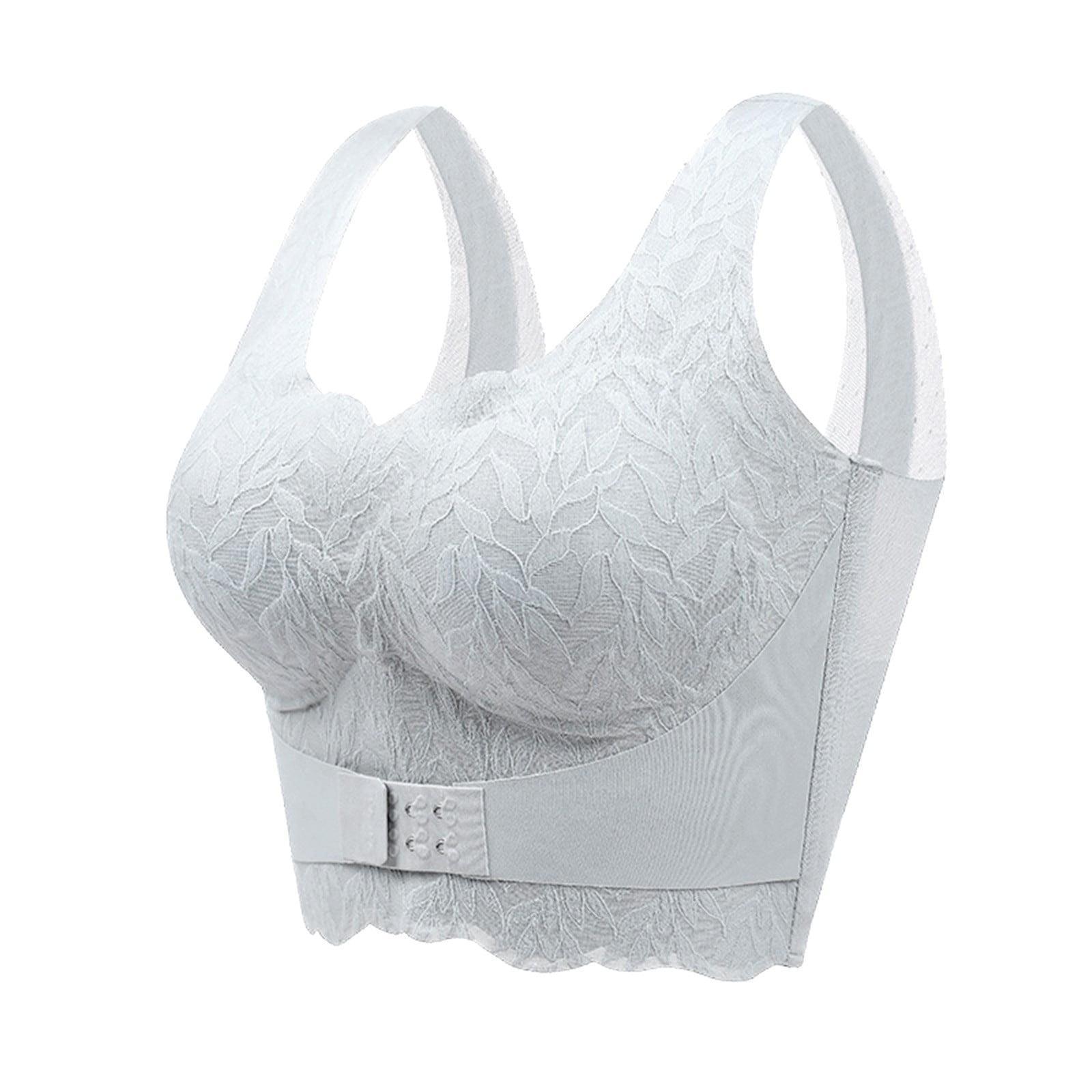 Swim Bra Lifting Bra "Plus Size Women's Seamless Front Closure Sports ...