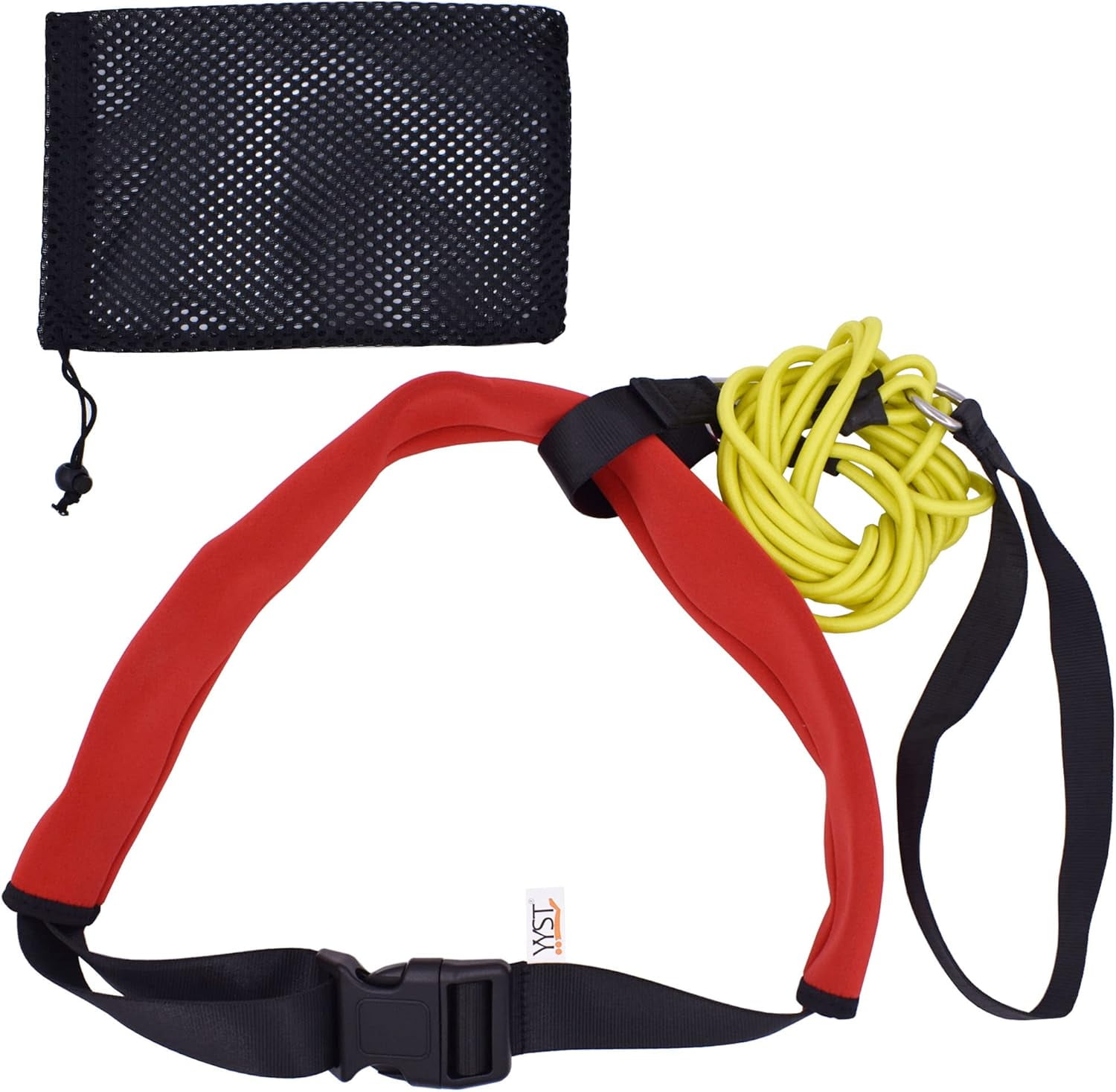 Swim Bungee Training Belt Swim Resistance Belt Swim Exerciser Belt Swim Tether (One Waist Belt ...