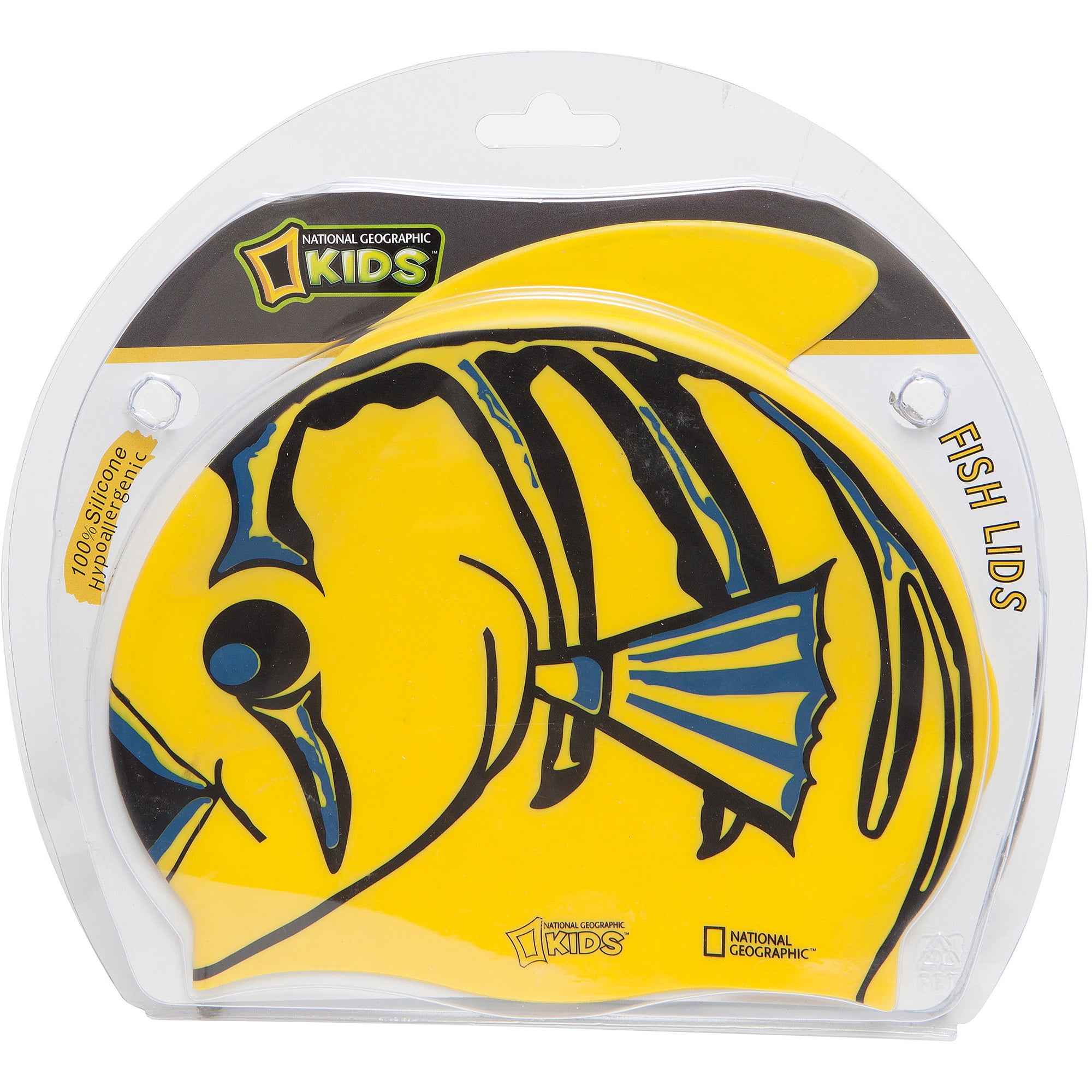 Swim Cap Fish Lids Clown Available in Silicone Swim Cap - Walmart.com