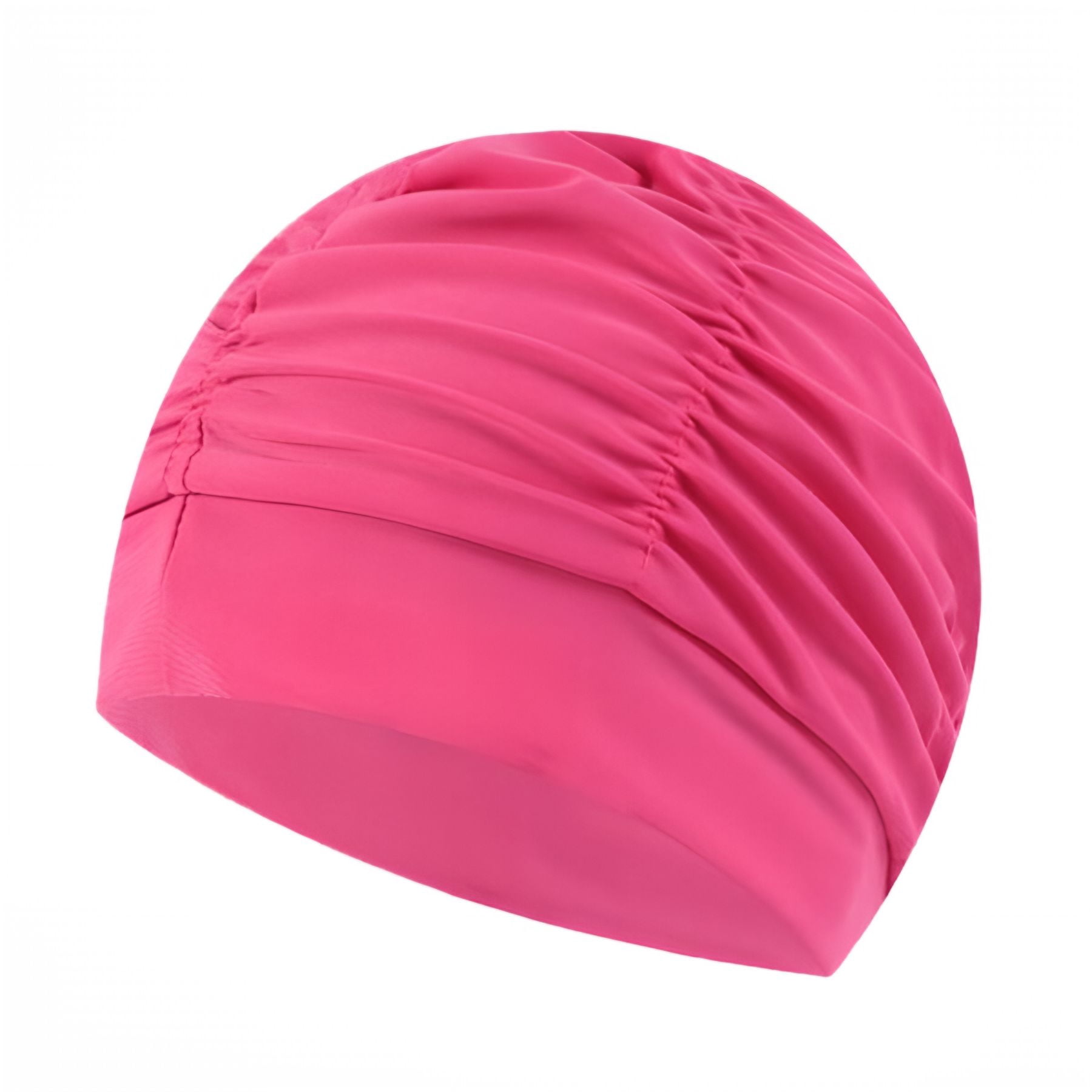 Women's Waterproof Swim Turban - Adult Polyester, Latex Lined, Pleated ...