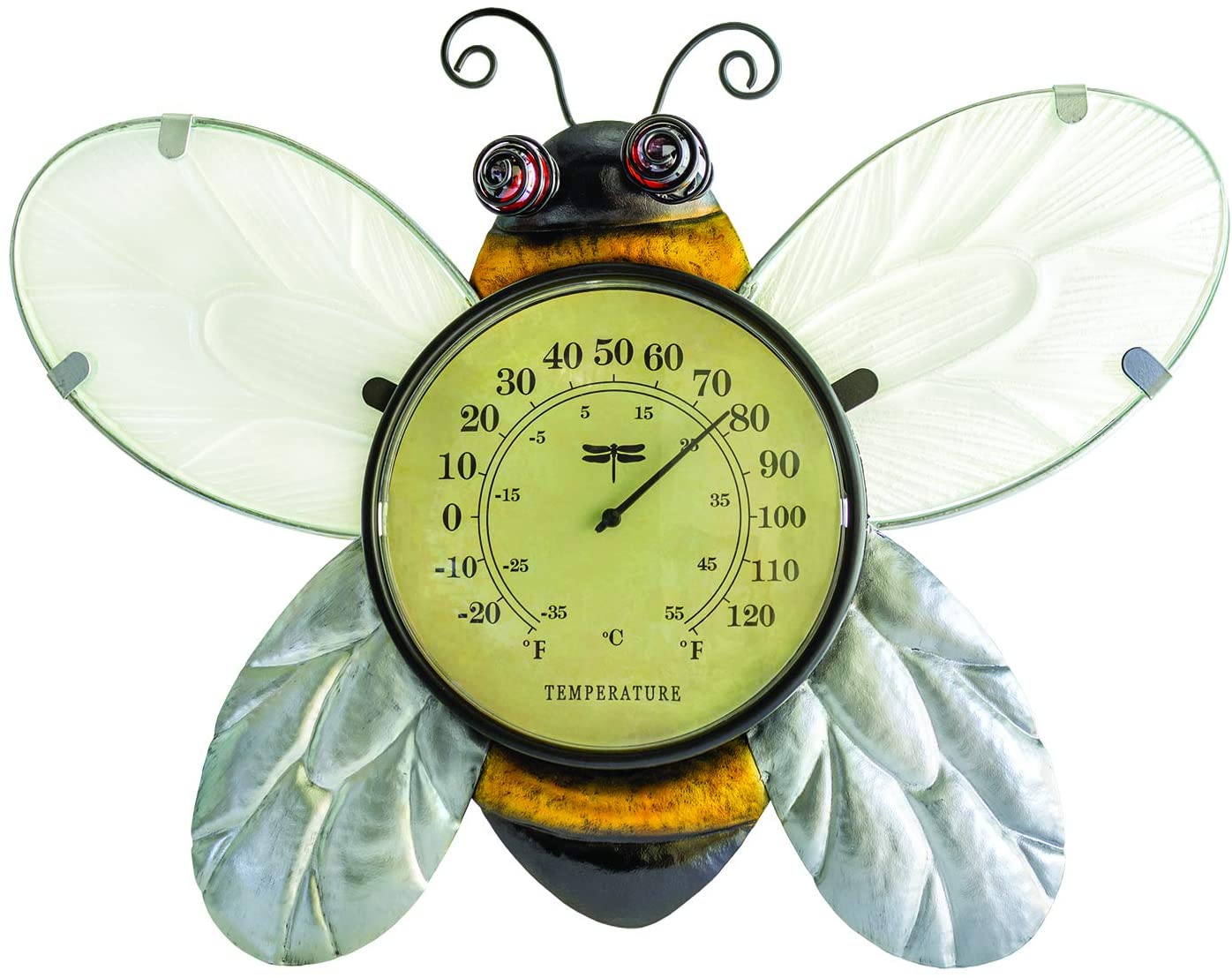 Swim Central 16" Bumble Bee Outdoor Garden Wall Thermometer - Walmart.com