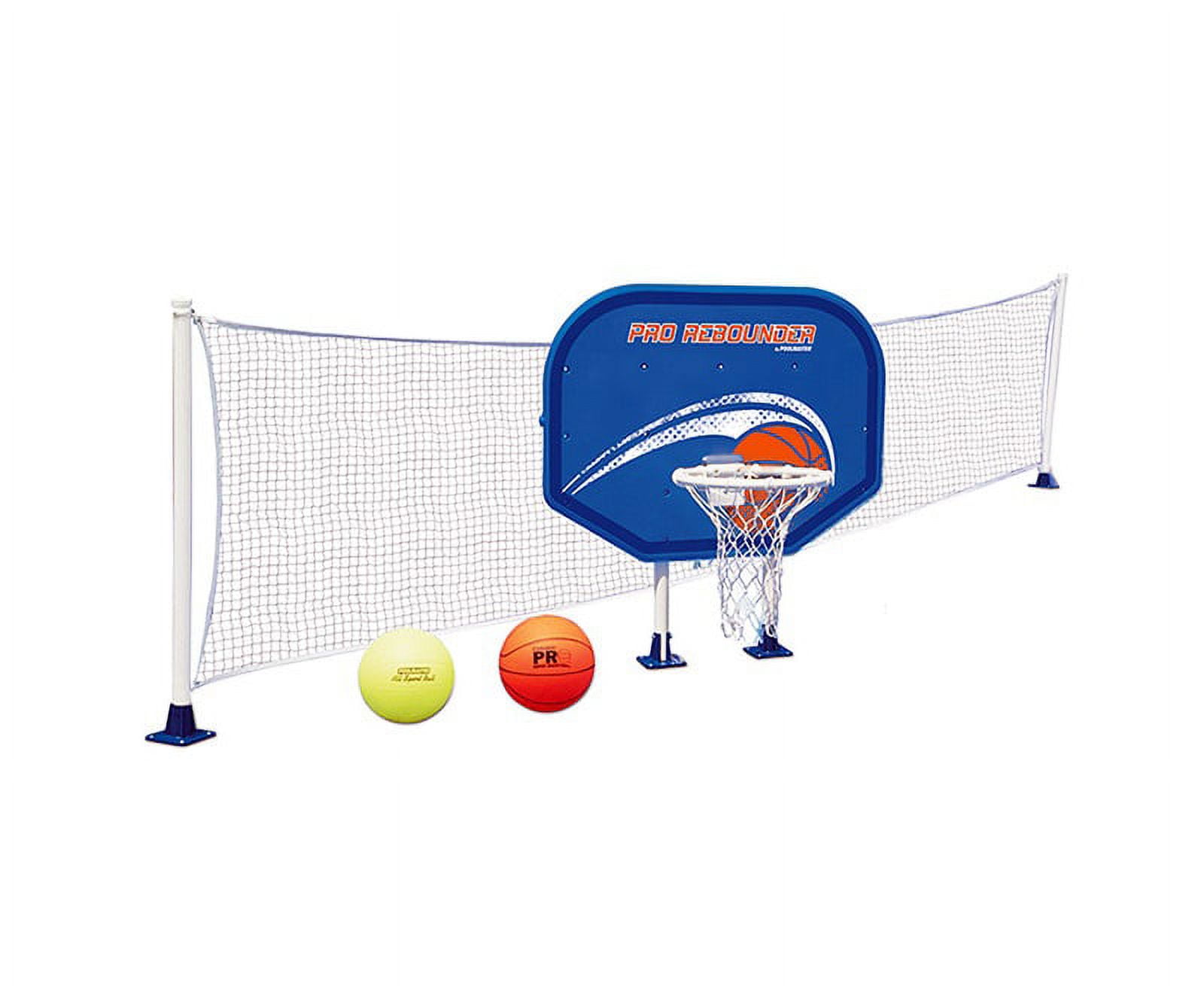 Swim Central 35" Combo Basketball and Volleyball Above-Ground Swimming ...