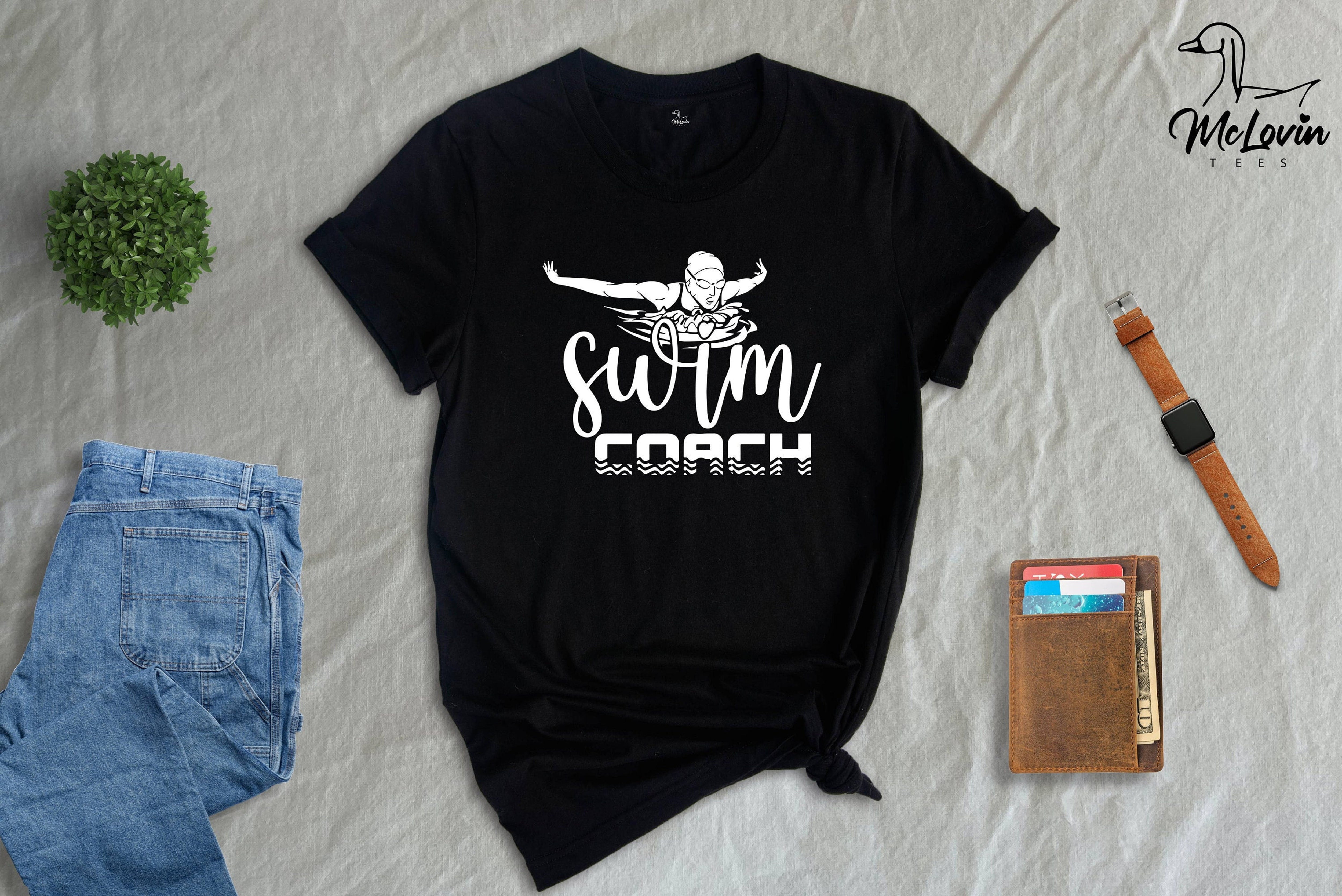Swim Coach T-shirt, Swimmer Shirt, Swim Lover Gift, Swim Coach Shirt ...