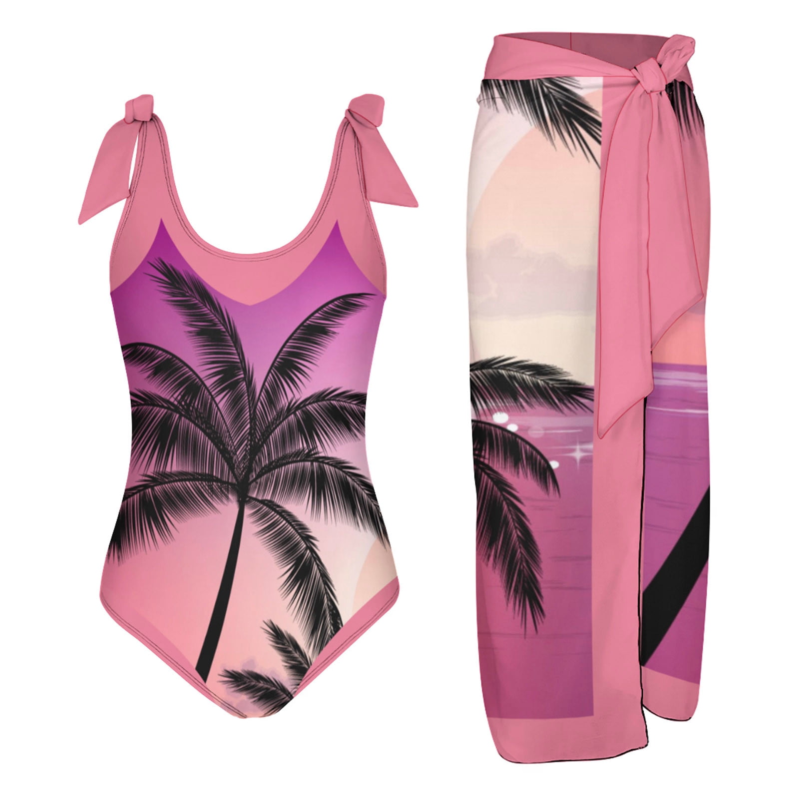 Swim Coverups for Women 2023 Women Vintage Colorblock Abstract Floral ...