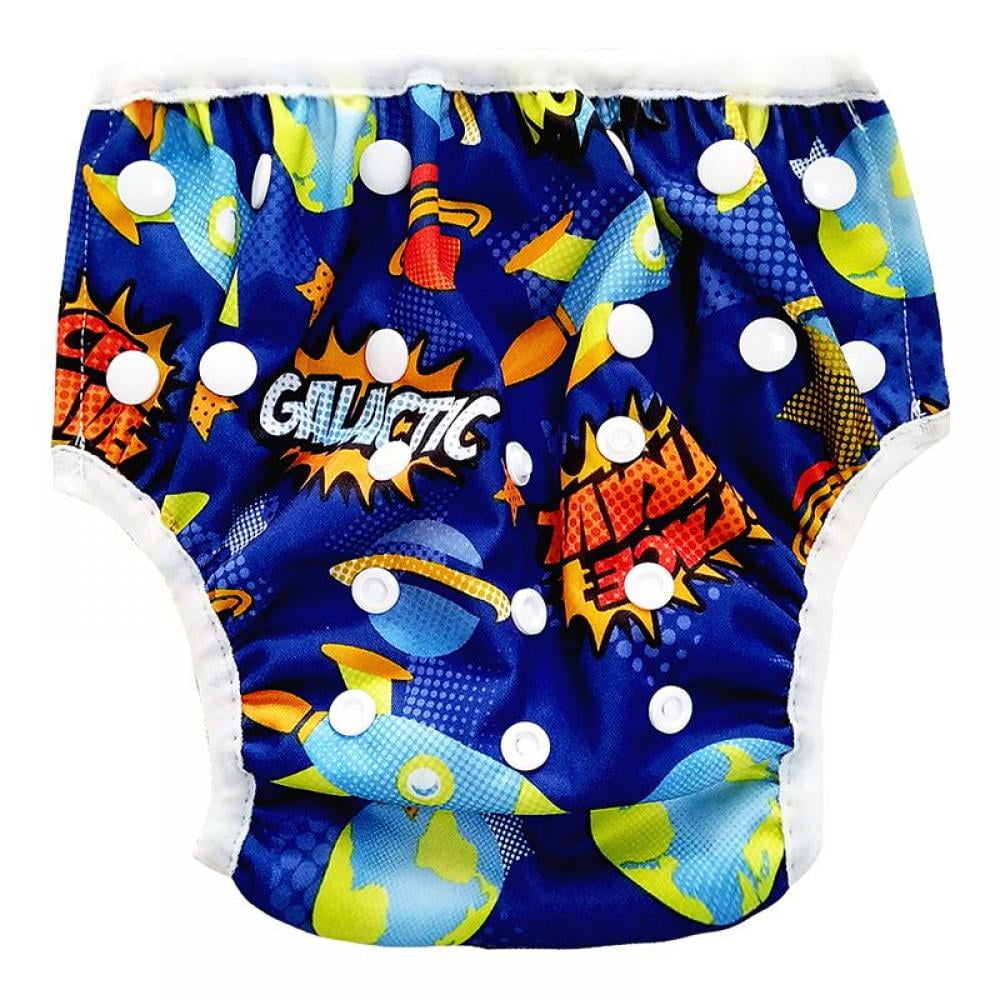 Swim Diaper for Baby, Reusable Waterproof Diapers for Swimming ...