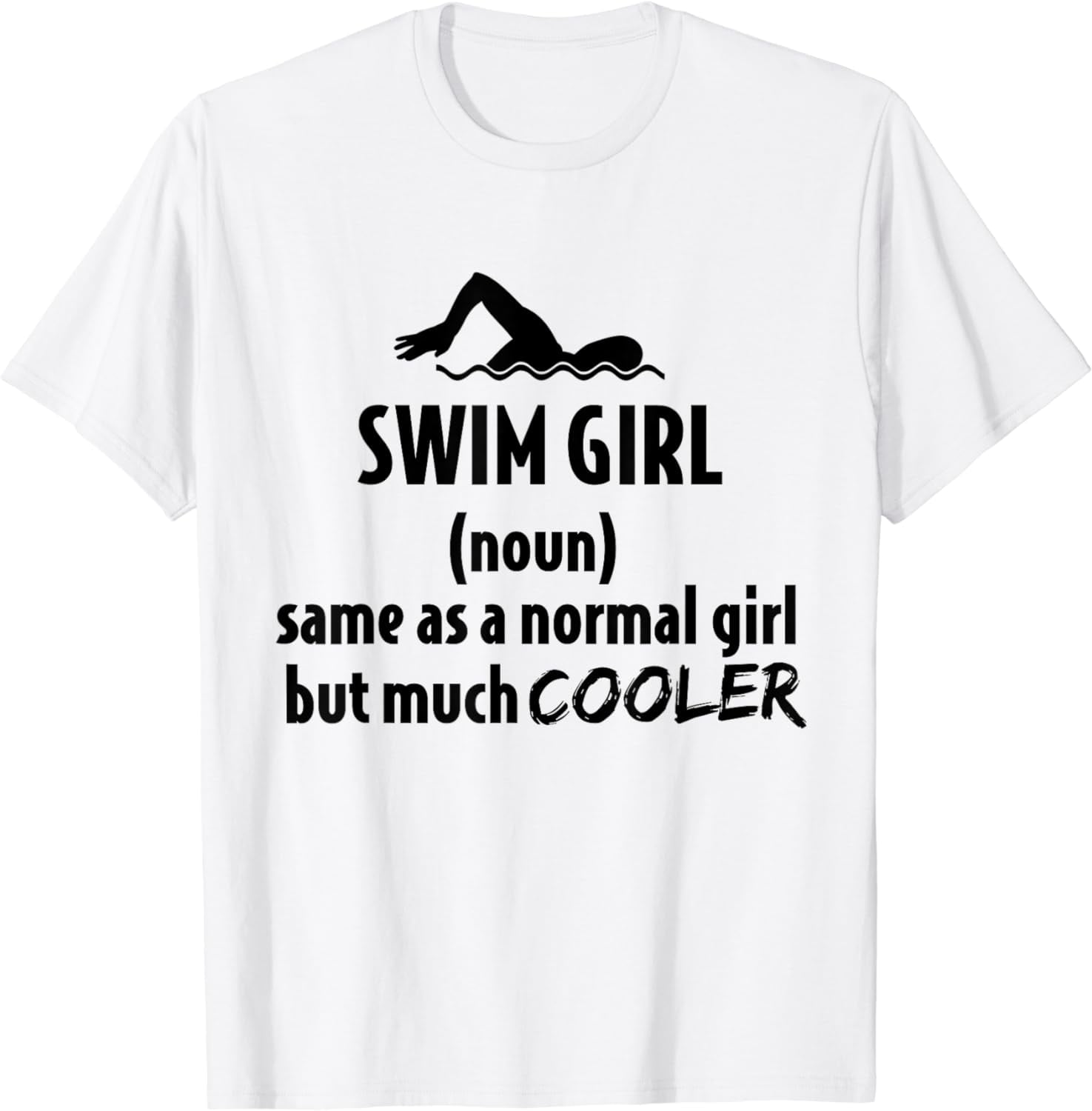 Swim Girl Female Swimming Girl T Shirt