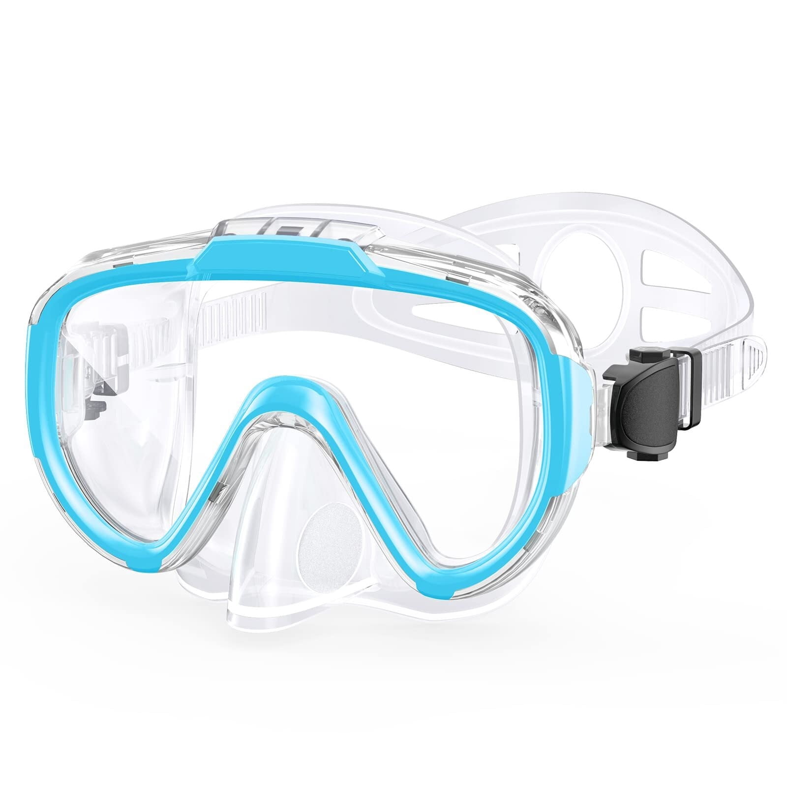 Swim Goggles Adult Kids, Anti Fog Swimming Goggles with Nose Cover ,No ...