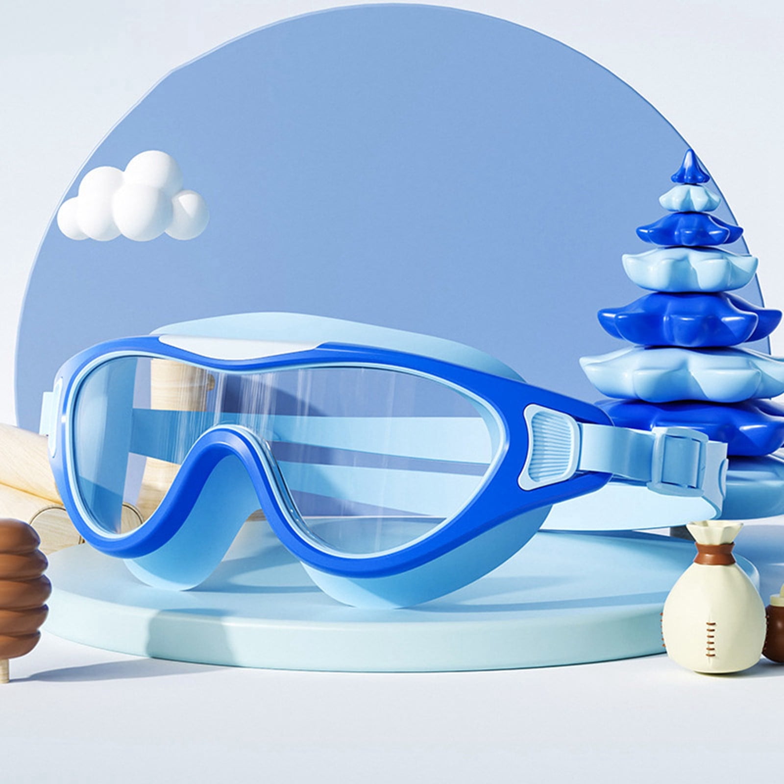 Swim Goggles For Adults Kids Fog Swimming Glasses For Pool Beach ...