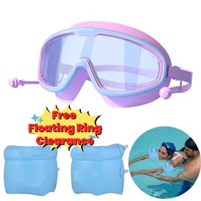 Lilychan Swimming Goggles 2 Pack, Anti-fog UV Protection, Ear Plug ...