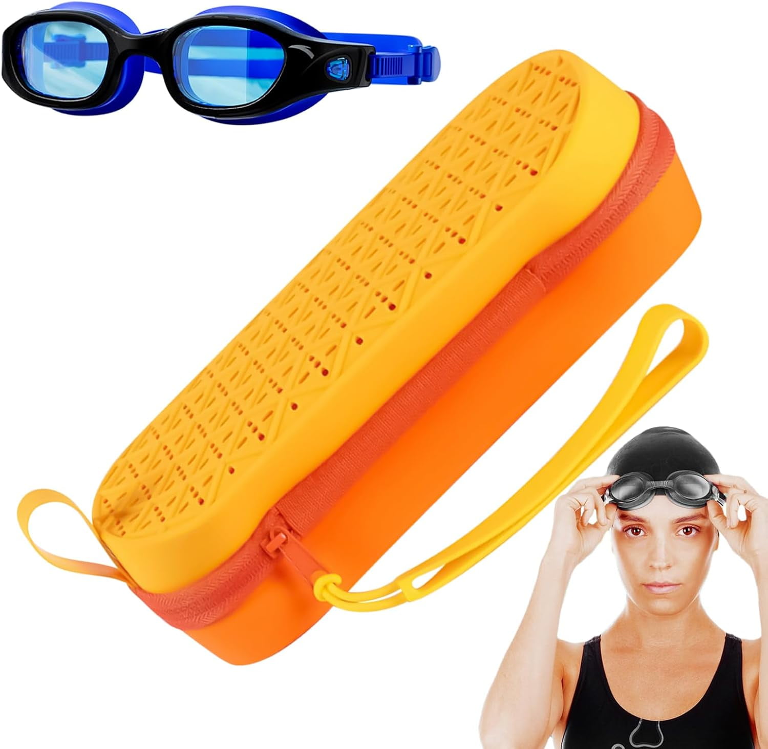 Swim Goggles Case - Snow Goggles Case,Waterproof Portable Box with ...
