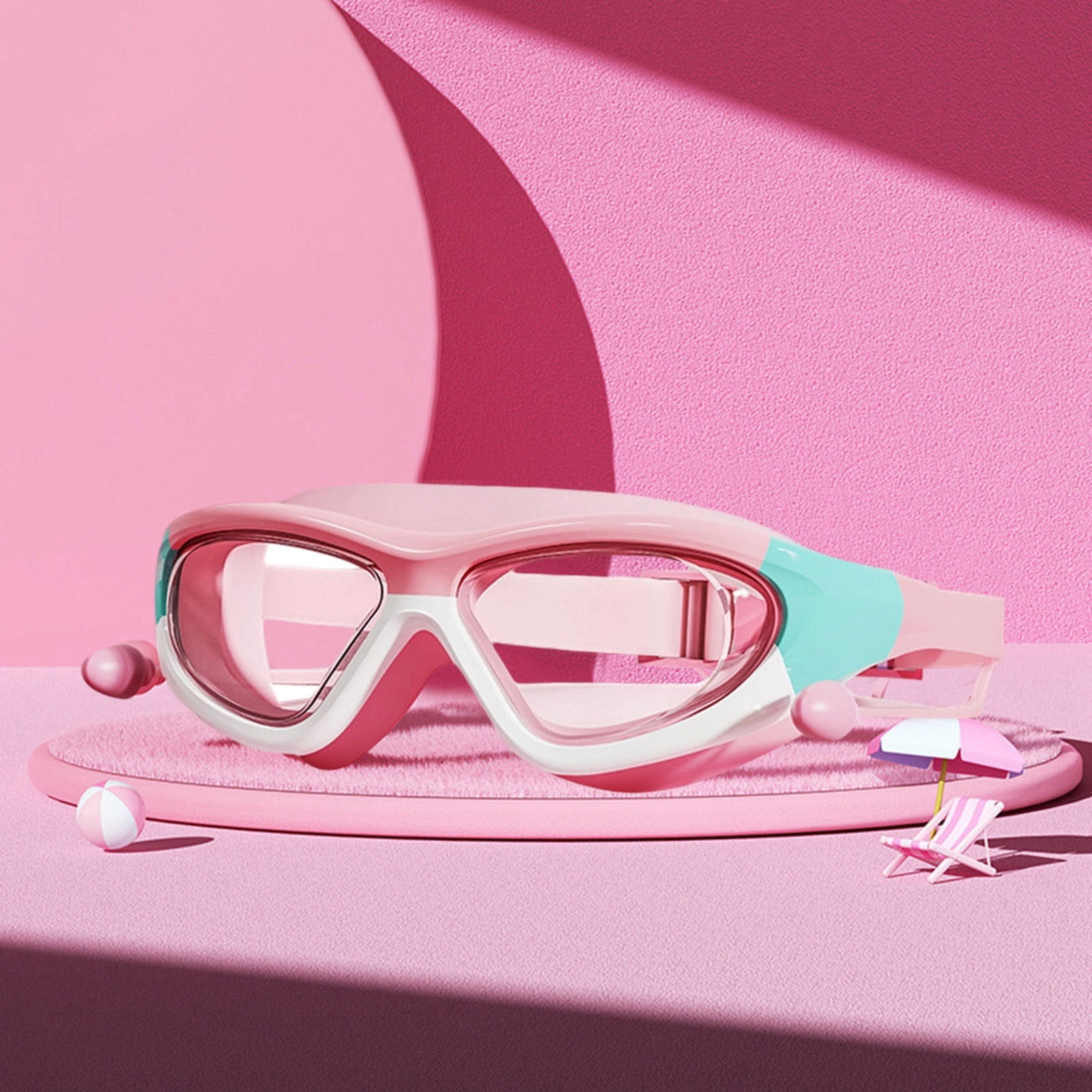 Swim Goggles for Kids - Anti-Fog UV Protection No-Leak Swimming Glasses ...