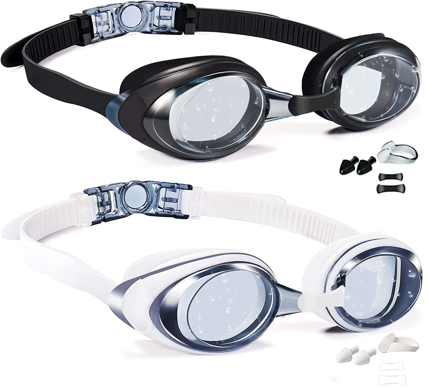 Walmart Swim Goggles Pack of 2 for Junior, Kids, Teens & Adults - Anti ...