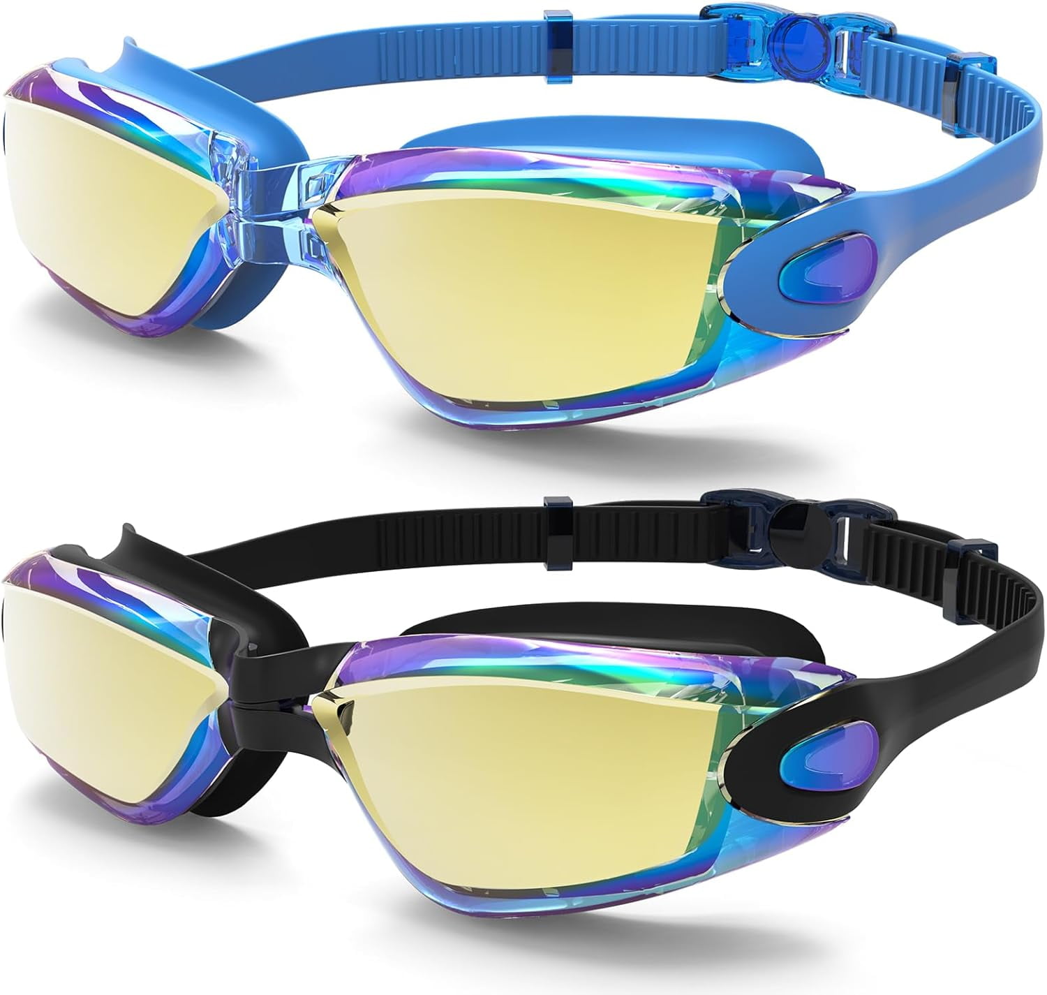 Swim Goggles, Swimming Goggles, Anti Fog, No Leaking For Adult Women ...