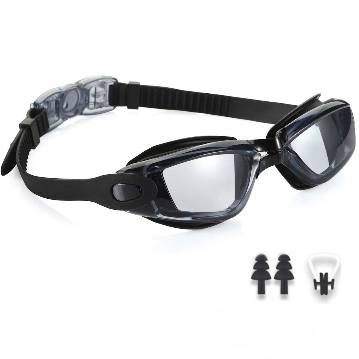 Swim Goggles, Swimming Goggles No Leaking Anti Fog UV Protection ...