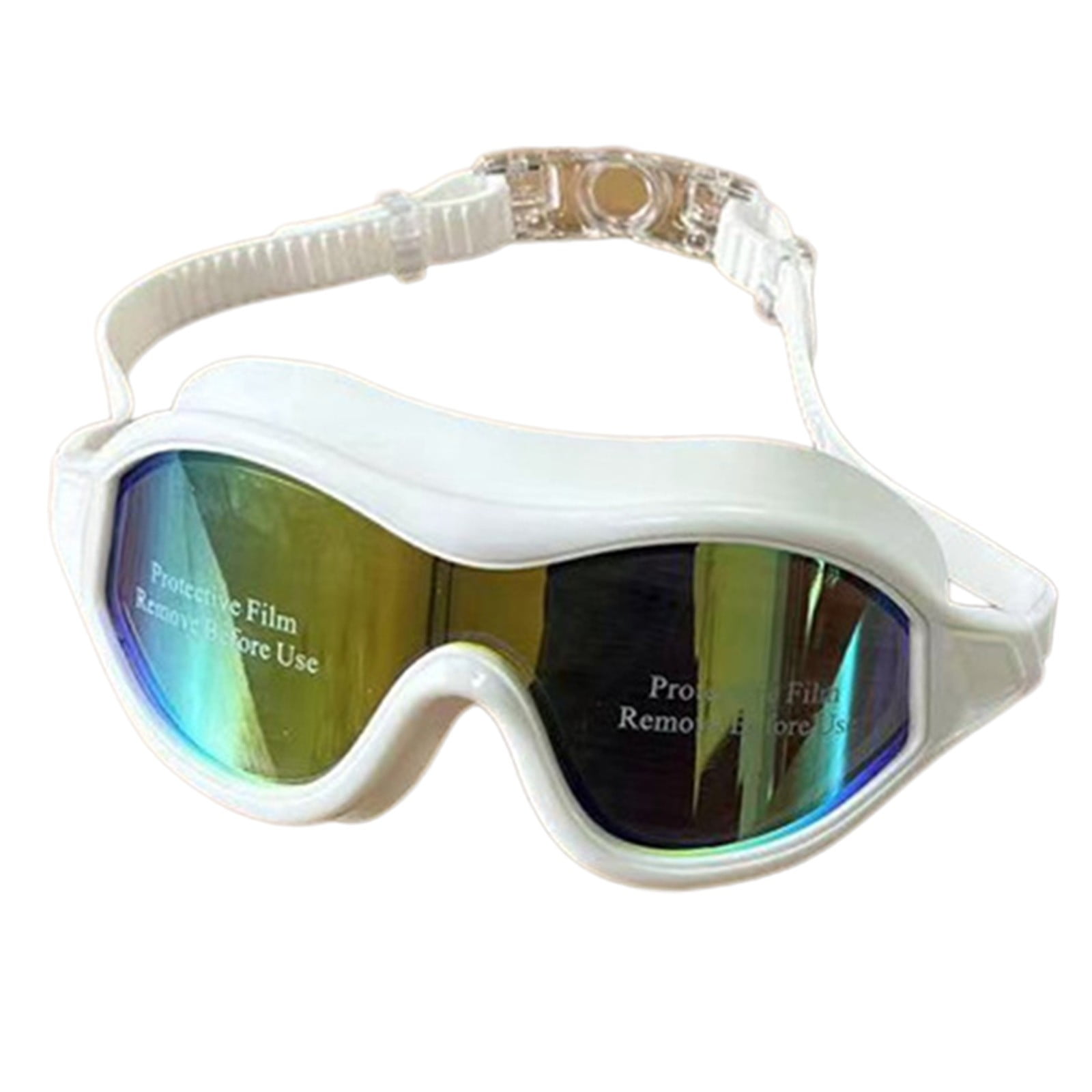 Swim Goggles for Adult Men Women, Tempered Glass 180°Clear View ...