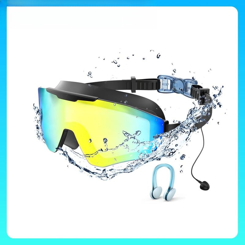 Swim Goggles for Adults & Kids - Anti-Fog Full-Coverage, 3-Color UV ...