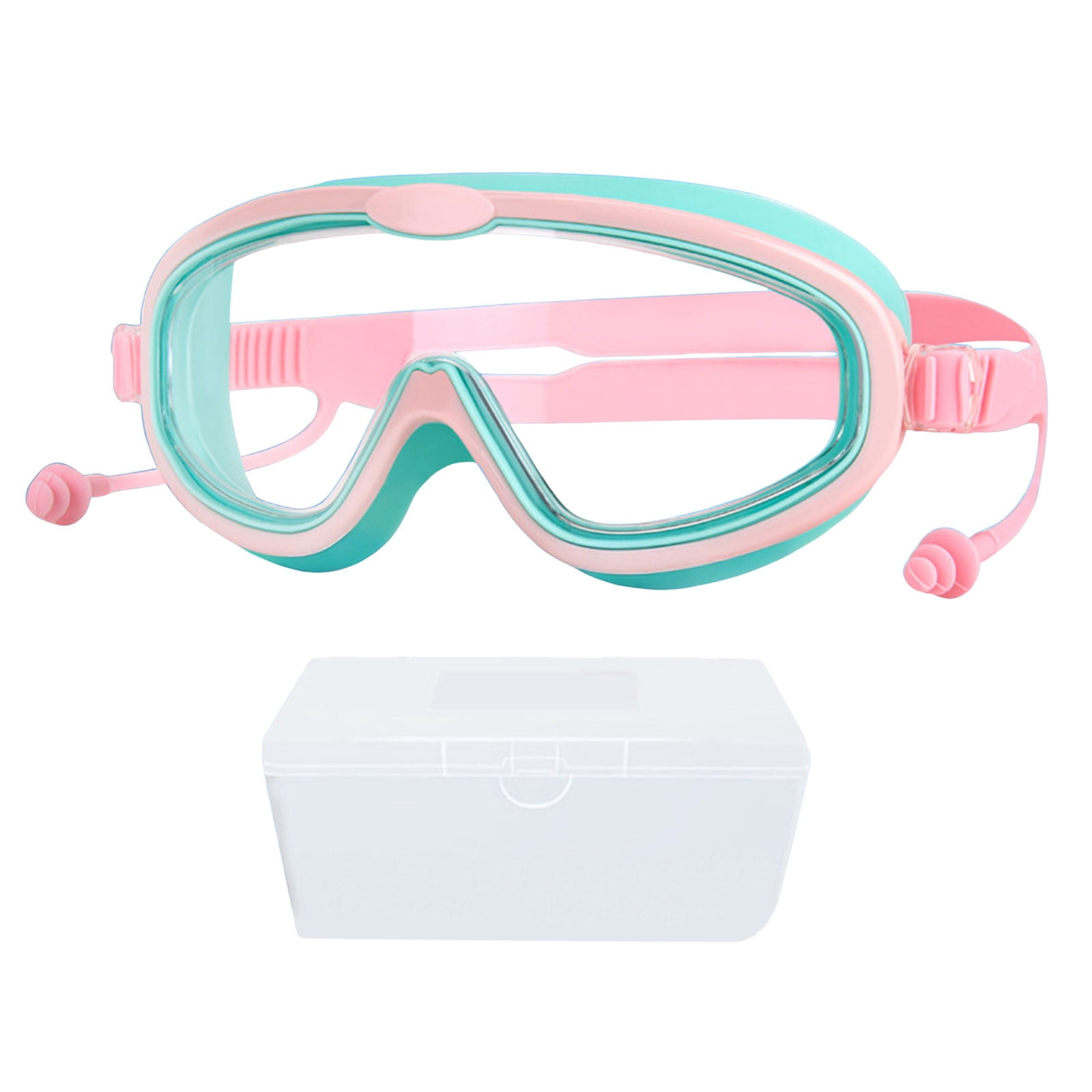 Swim Goggles with Integrated Ear Plugs for Kids and – Fog Swim Eyewear ...