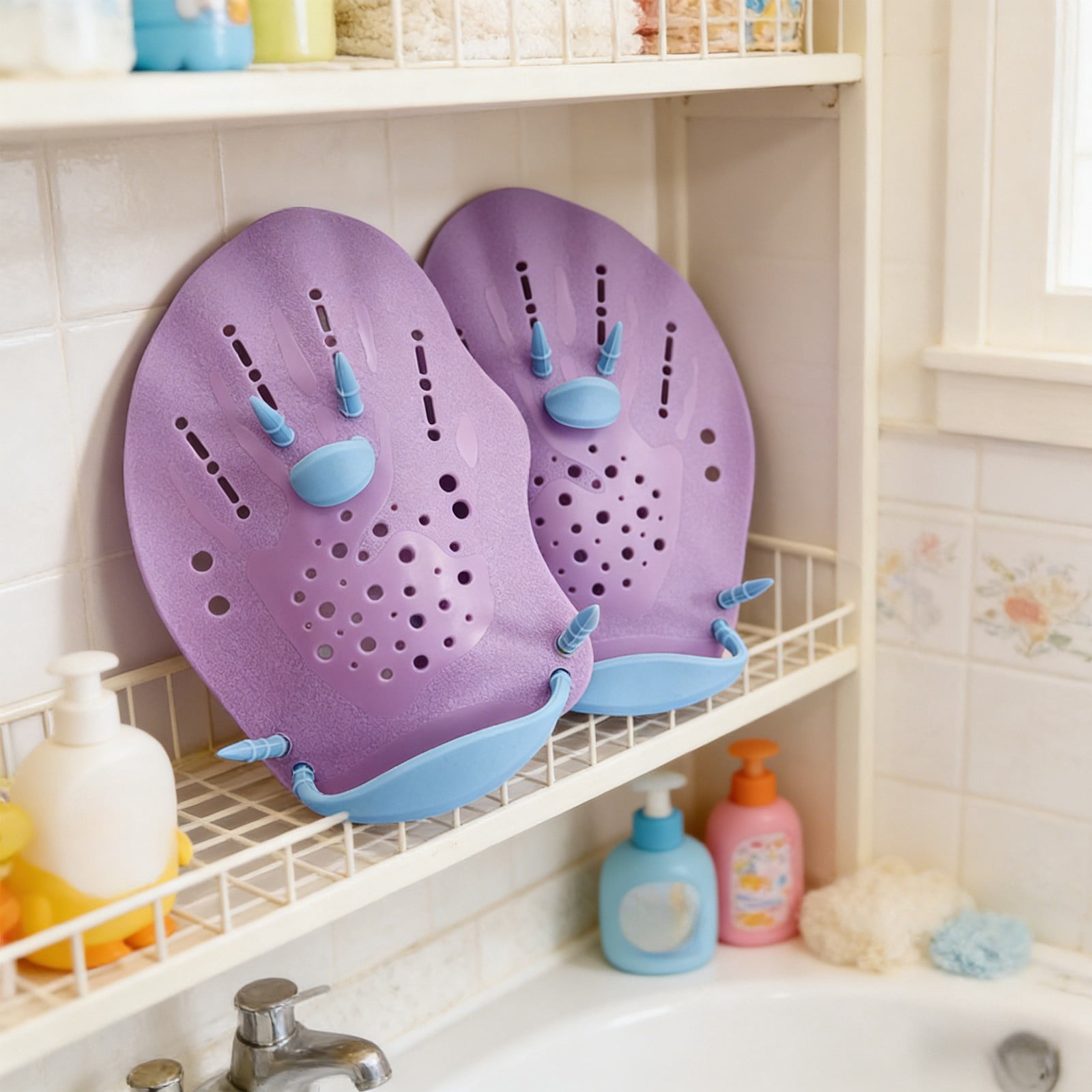 Swim Hand Paddles Hand Web Fins Swimming Fins Hand Gloves Swim Training ...