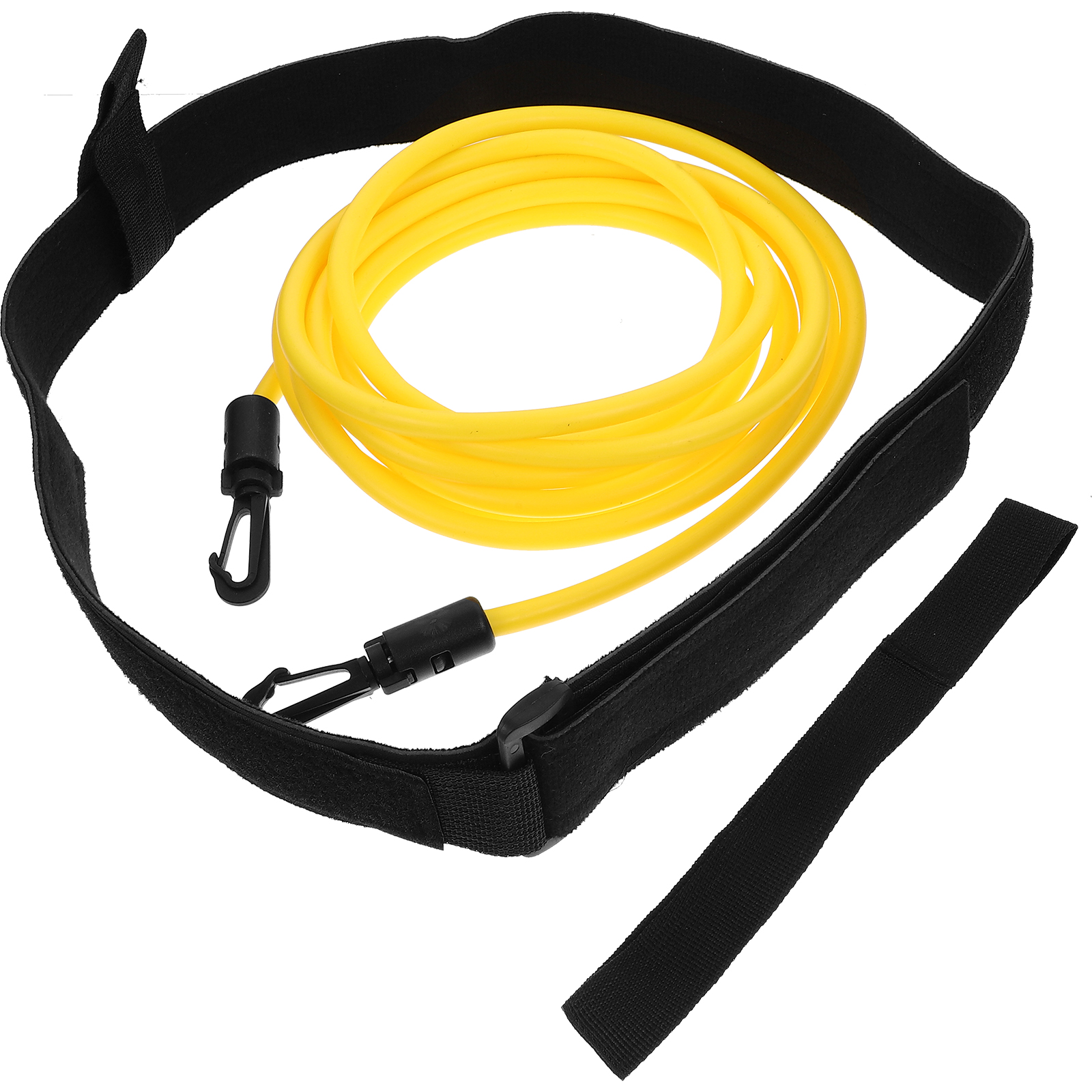 Worgeous Yellow TPE Swim Tether for Training Use with Adjustable Belt ...