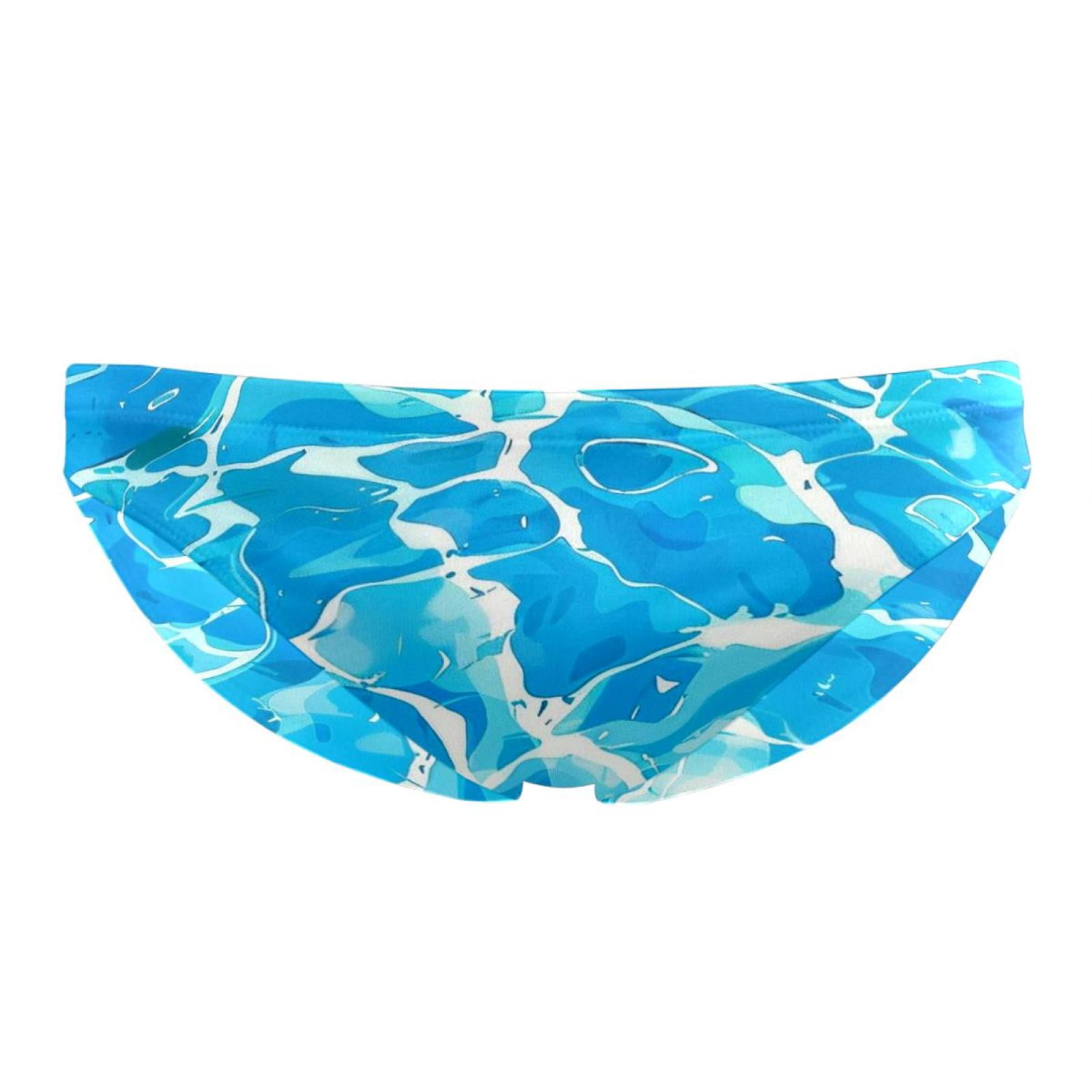 Swim Jammers for Men, Men's Athletic Swimwear Jammers, Summer Blue Pool ...