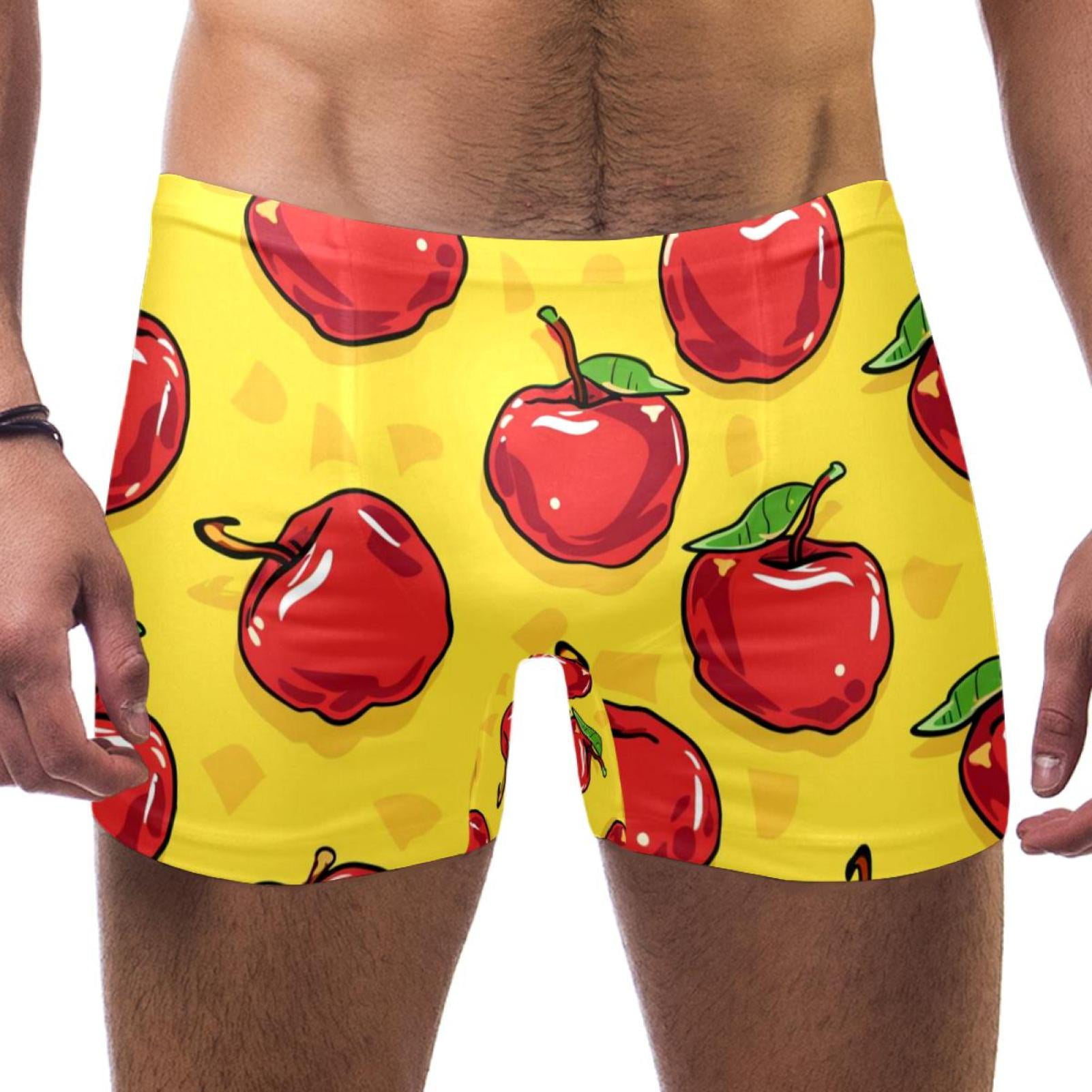 Swim Jammers For Men Mens Bikini Swimwear Cute Cartoon Fruit