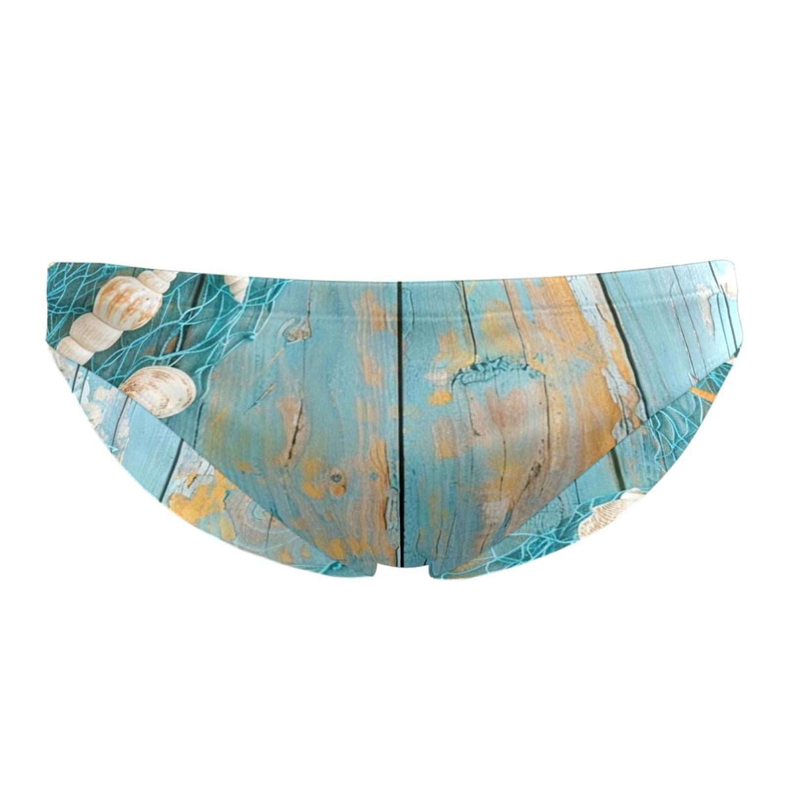 Swim Jammers for Men, Mens Jammers for Swimming, Blue Wooden Board ...