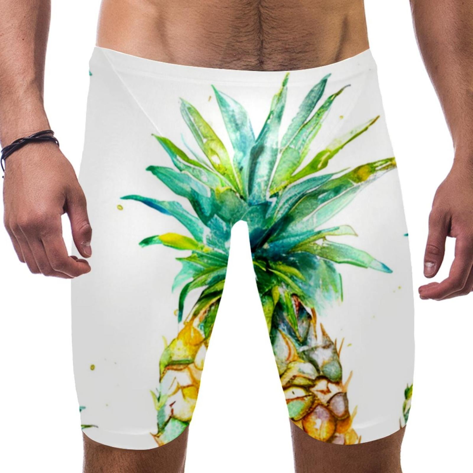 Swim Jammers For Men Swim Briefs For Men Modern Tropical Fruit