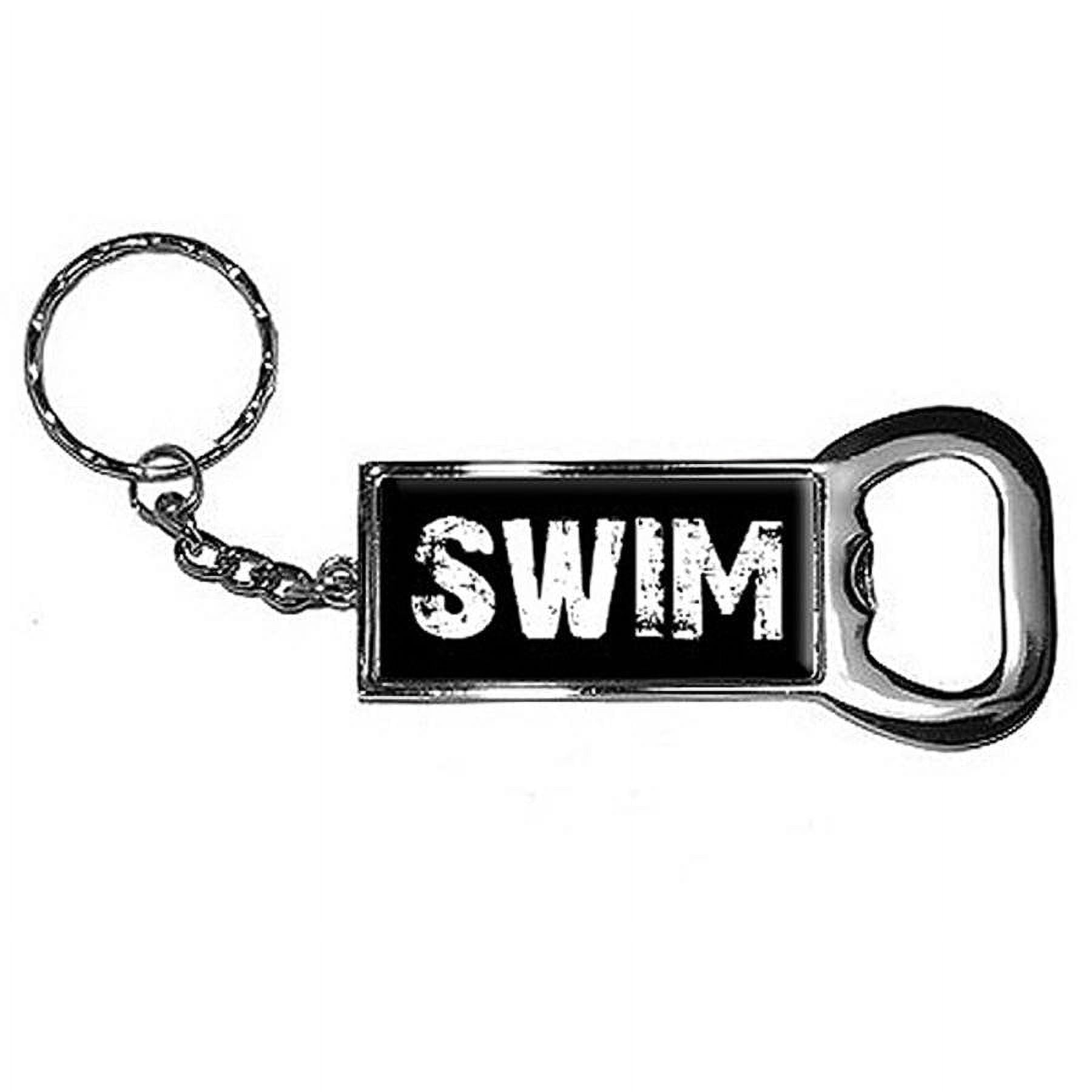 Swim Keychain Key Chain Ring Bottle Bottlecap Opener - Walmart.com
