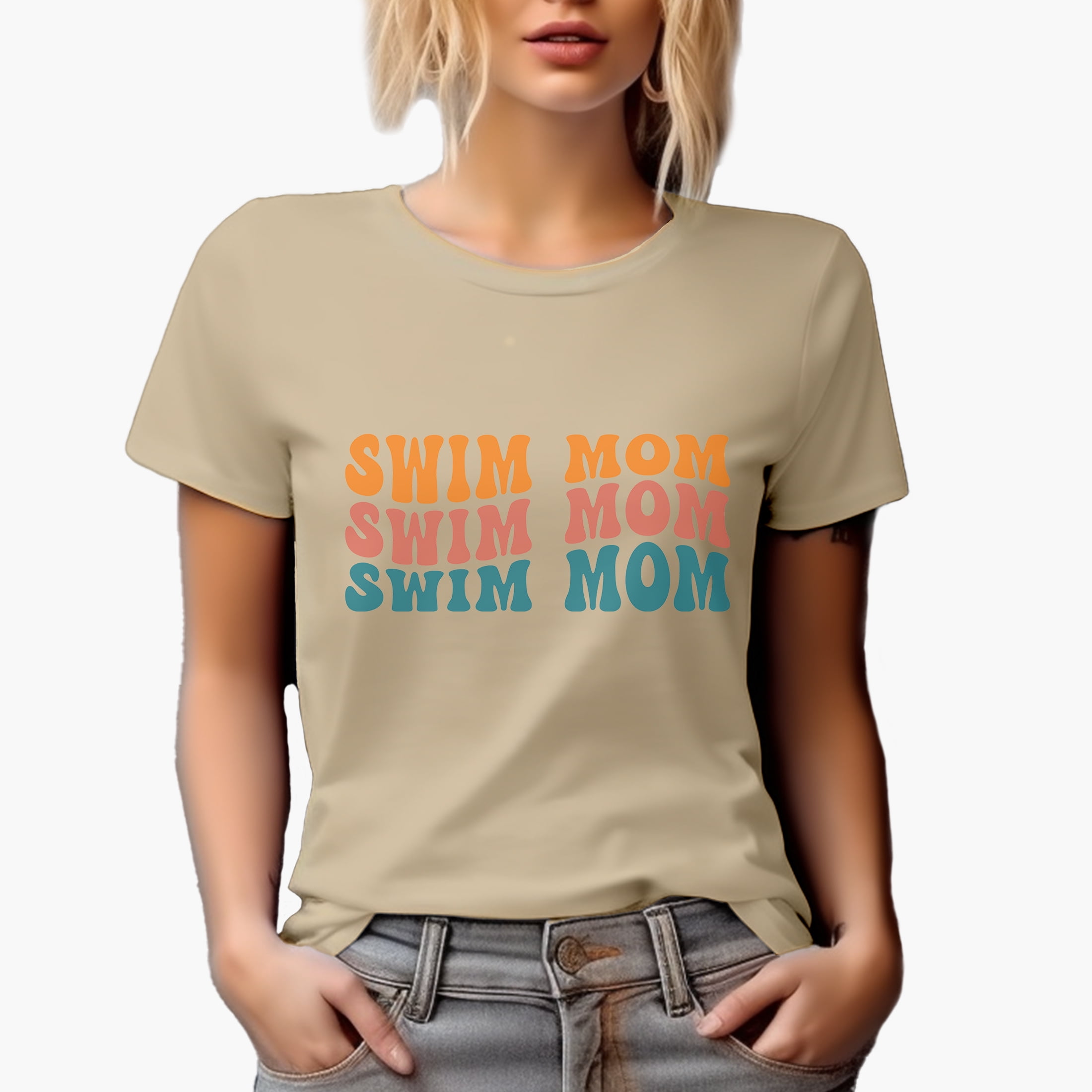 Swim Mom, Name or Title for Moms Who Have Swimmer Children, Groovy ...