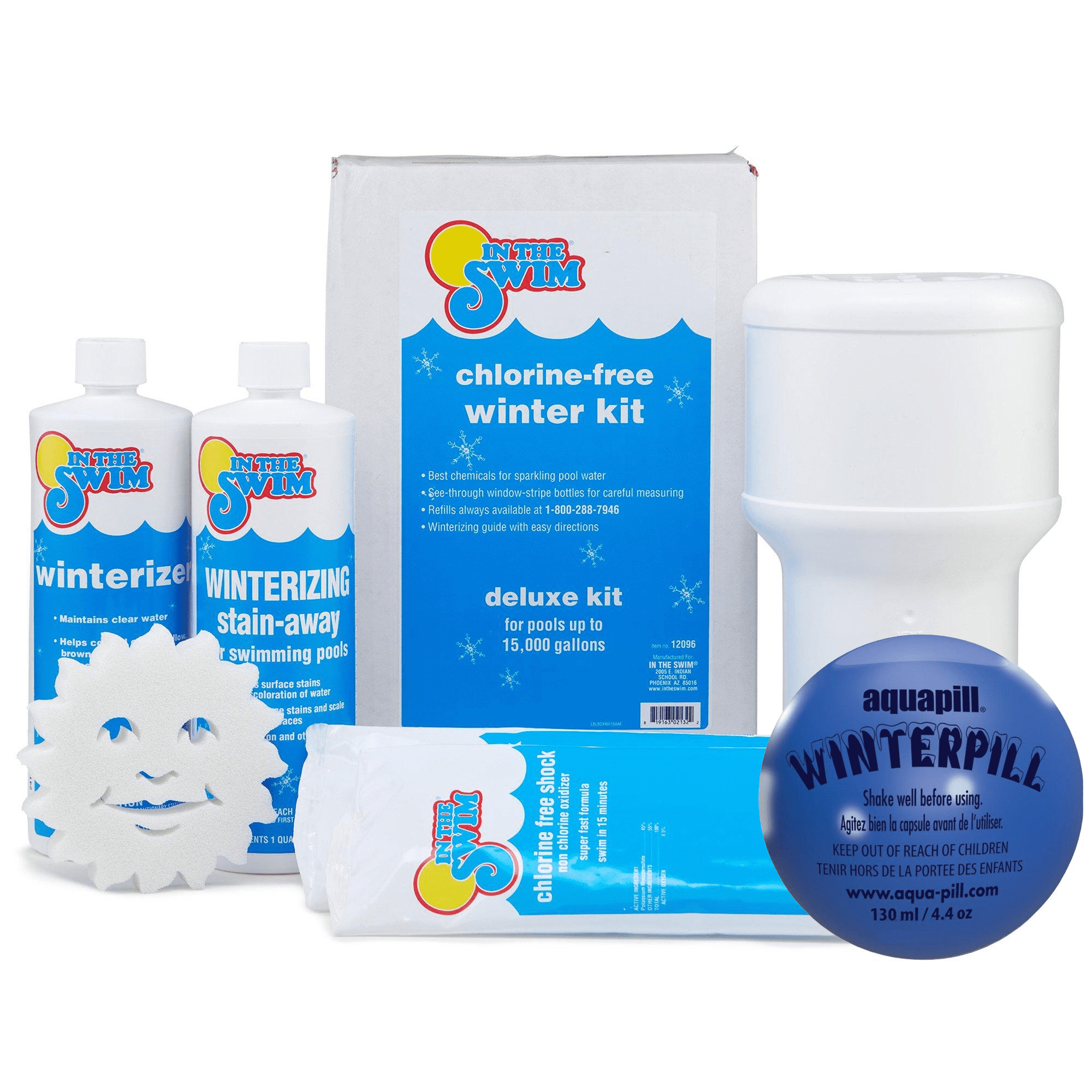 In The Swim Pool Closing Kit and Winter Pill Bundle - Winterizing ...