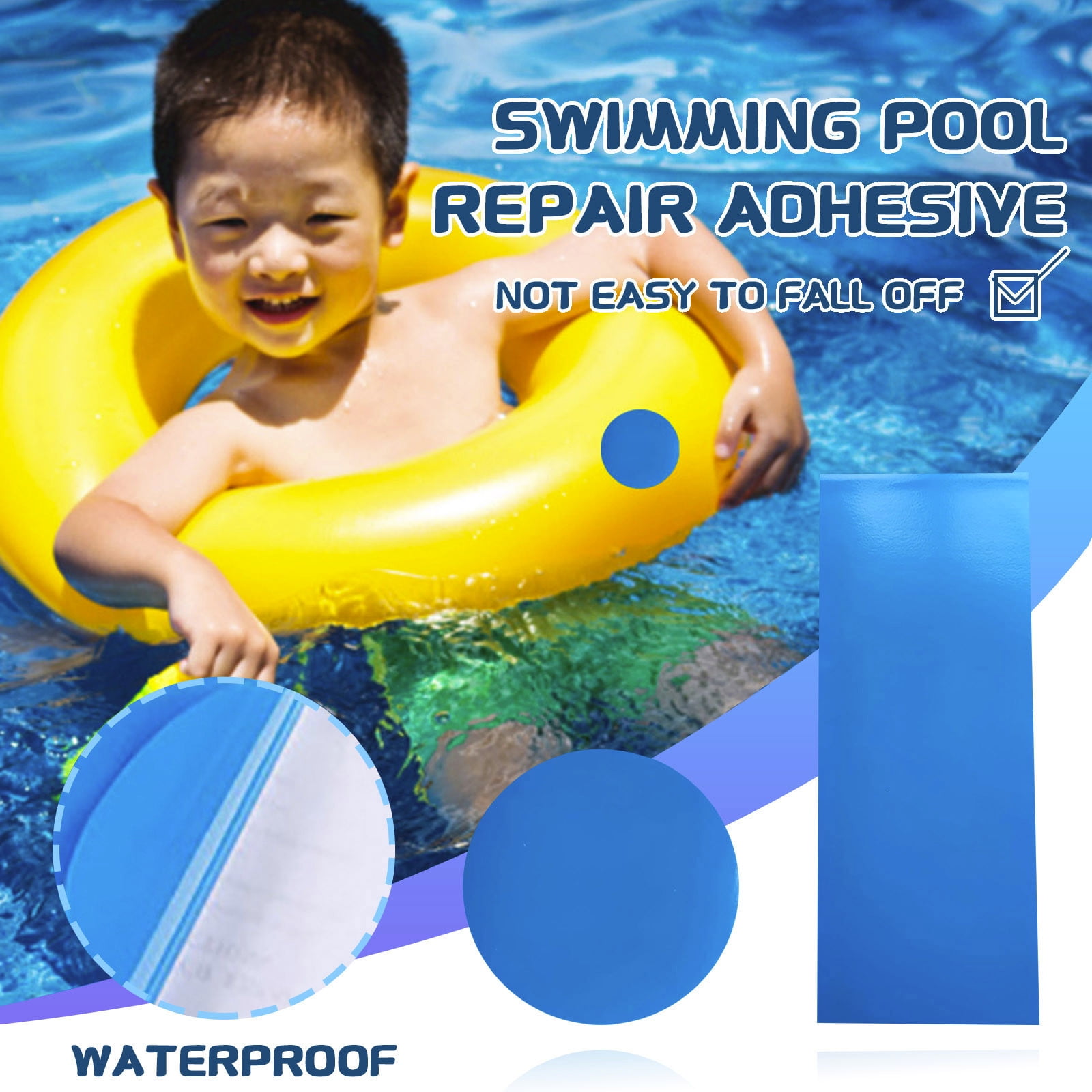 ‌Swim Ring – PVC Waterproof Self-Adhesive Tape Sticker Patches Meme ...