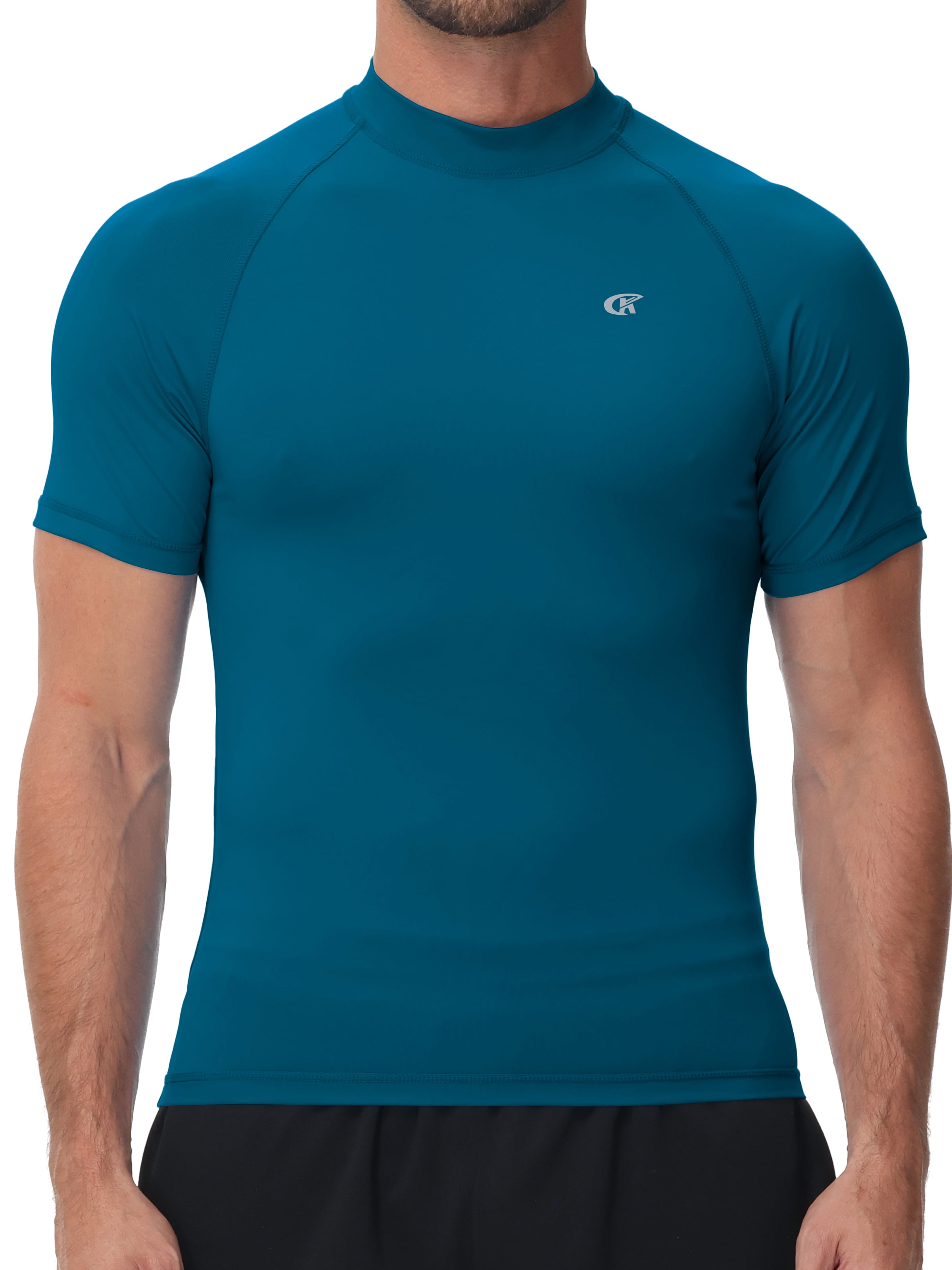 Weilanxin Men's UPF50+ Quick-Dry Rash Guard Shirt Surfing, Running ...