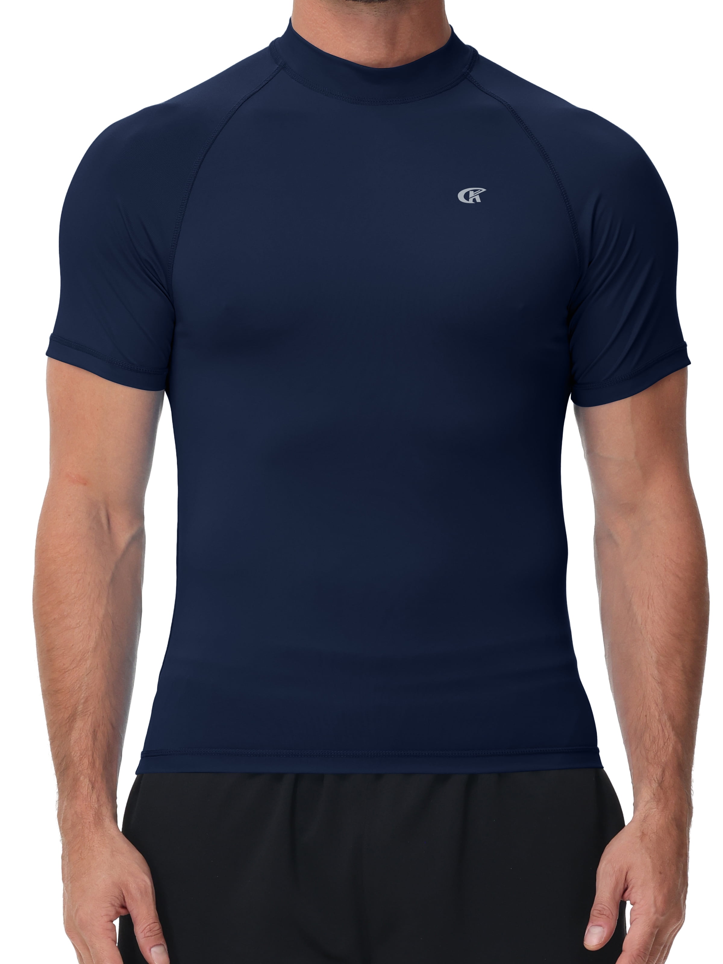 Weilanxin Men's UPF50+ Quick-Dry Rash Guard Shirt Surfing, Running ...