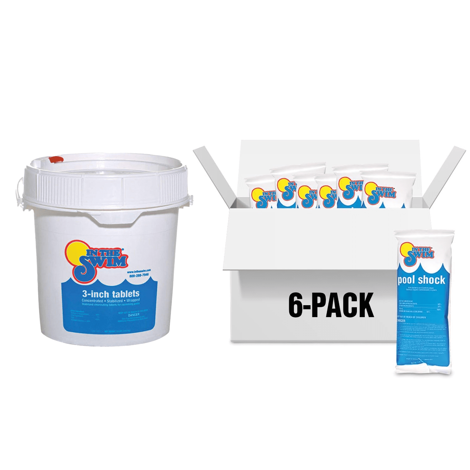 In The Swim Shock and Chlorine Bundle for Sanitizing Swimming Pools ...