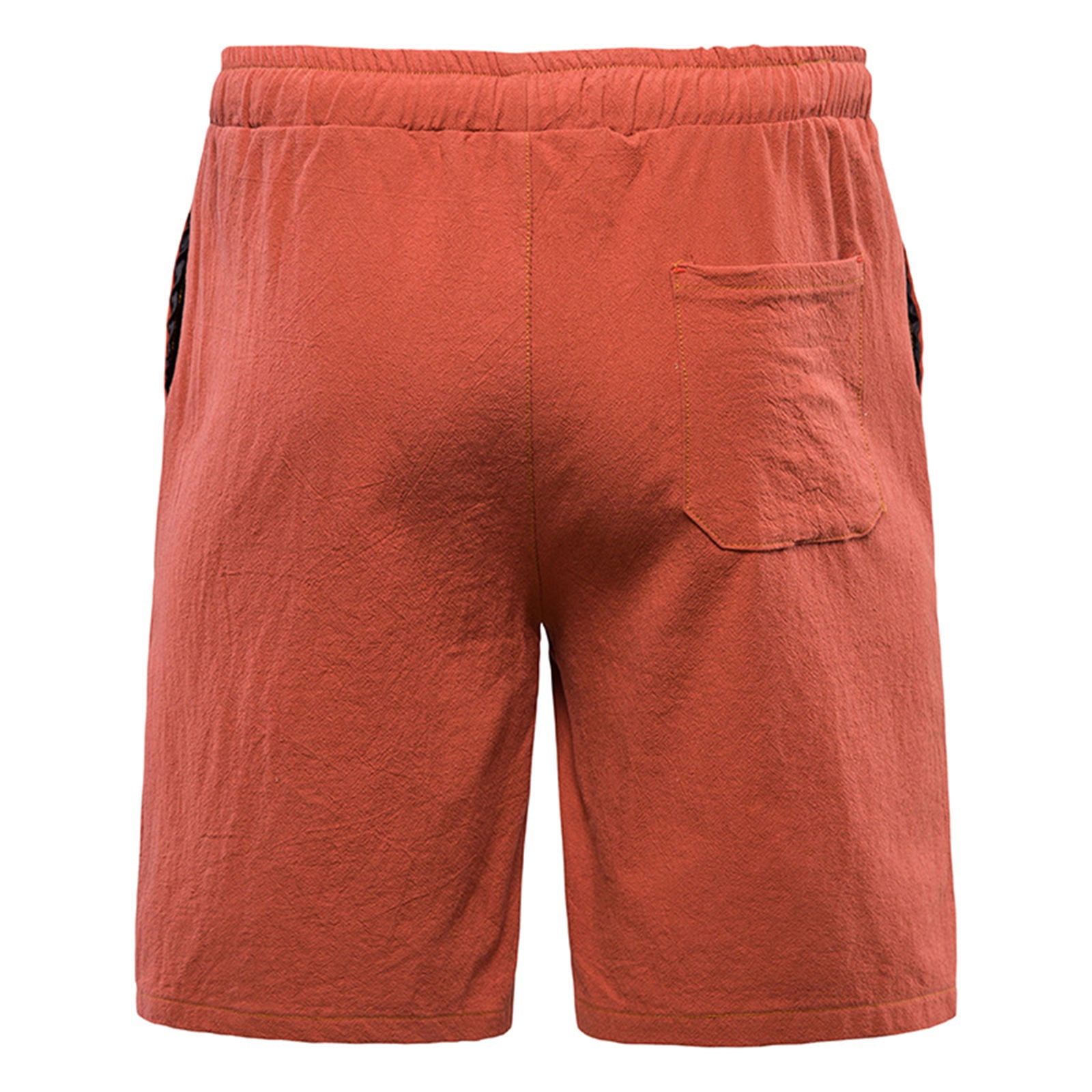 Swim Shorts Men's Summer Plain Plain And Linen Beach Shorts For Sport ...