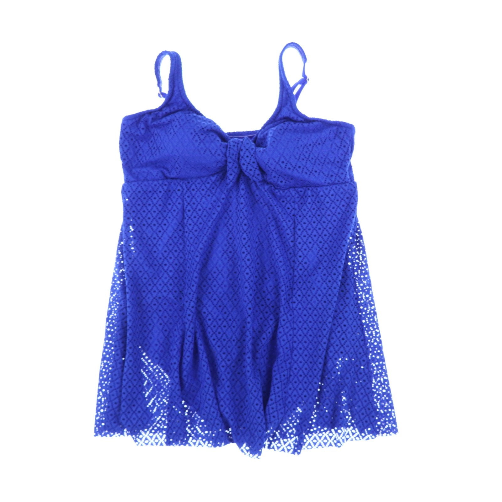 Swim Solutions Women's Plus Size One Piece Swimsuit Blue 20W - Walmart.com