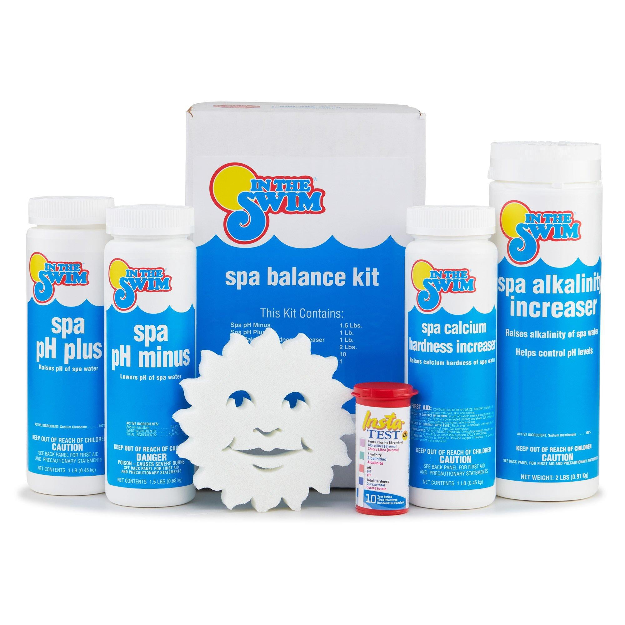 Free Shipping! In The Swim Spa Water Balance Kit - Featuring: pH Plus ...
